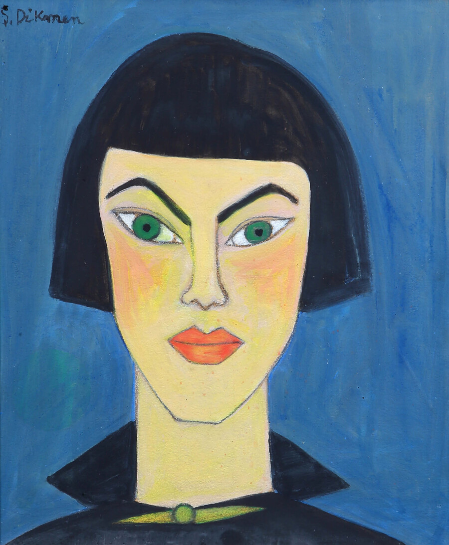 Şükriye Dikmen’in zarif portreleri - Artam Antik A.Ş. Müzayede