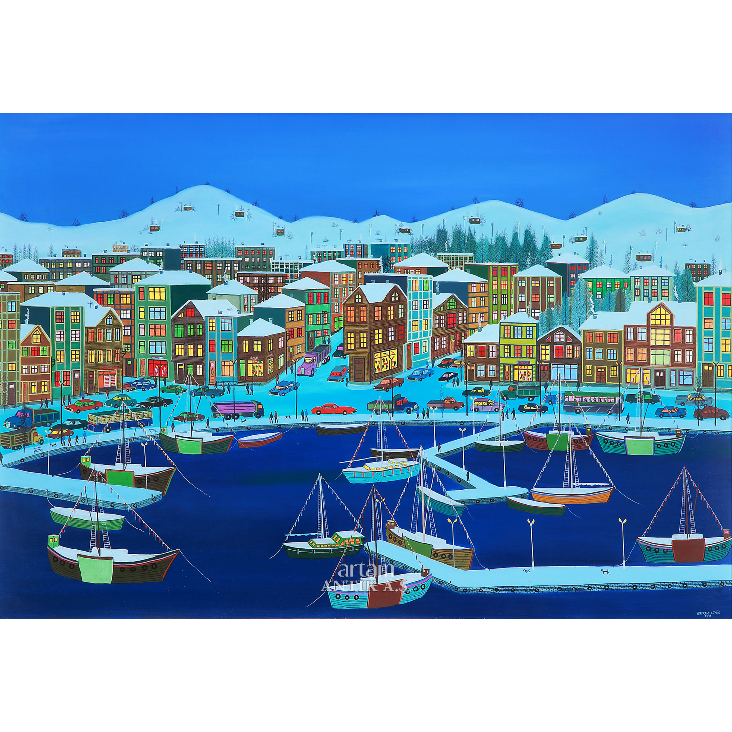 Bayram Gümüş (1960) Peyzaj - Artam Antik A.Ş. Müzayede