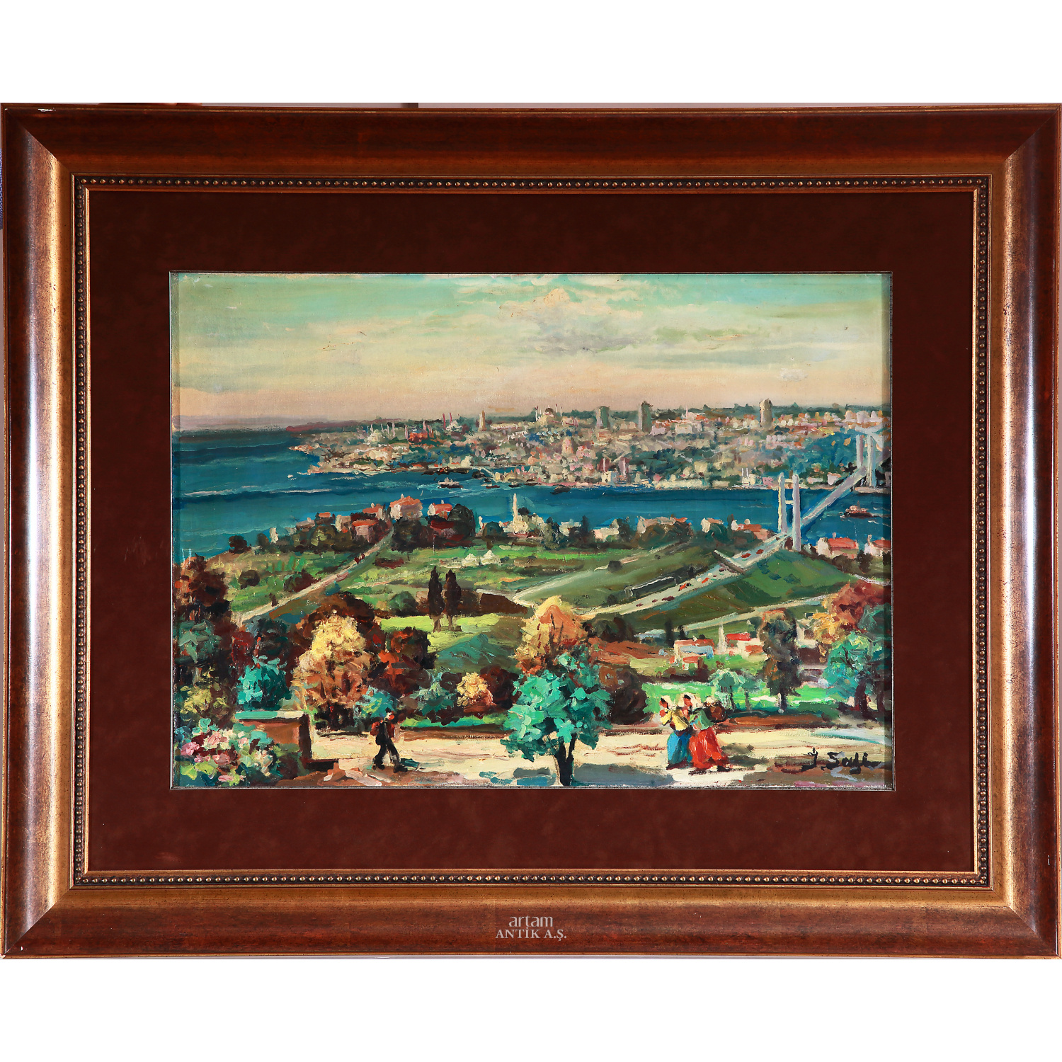 İbrahim Safi (1898-1983) "İstanbul" - Artam Antik A.Ş. Müzayede