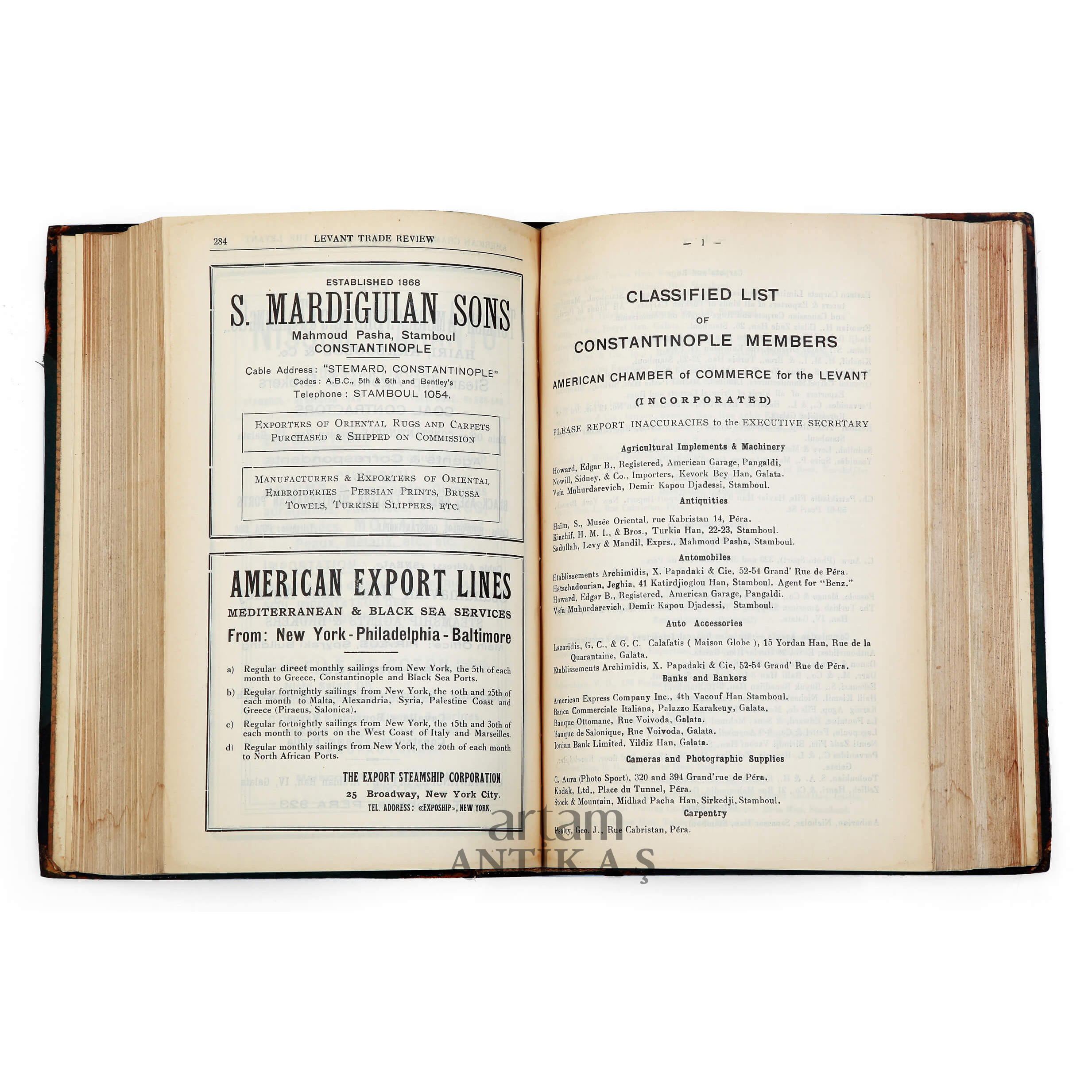 THE LEVANT TRADE REVIEW 1927 The Levant Trade Review. Vol XV January ...