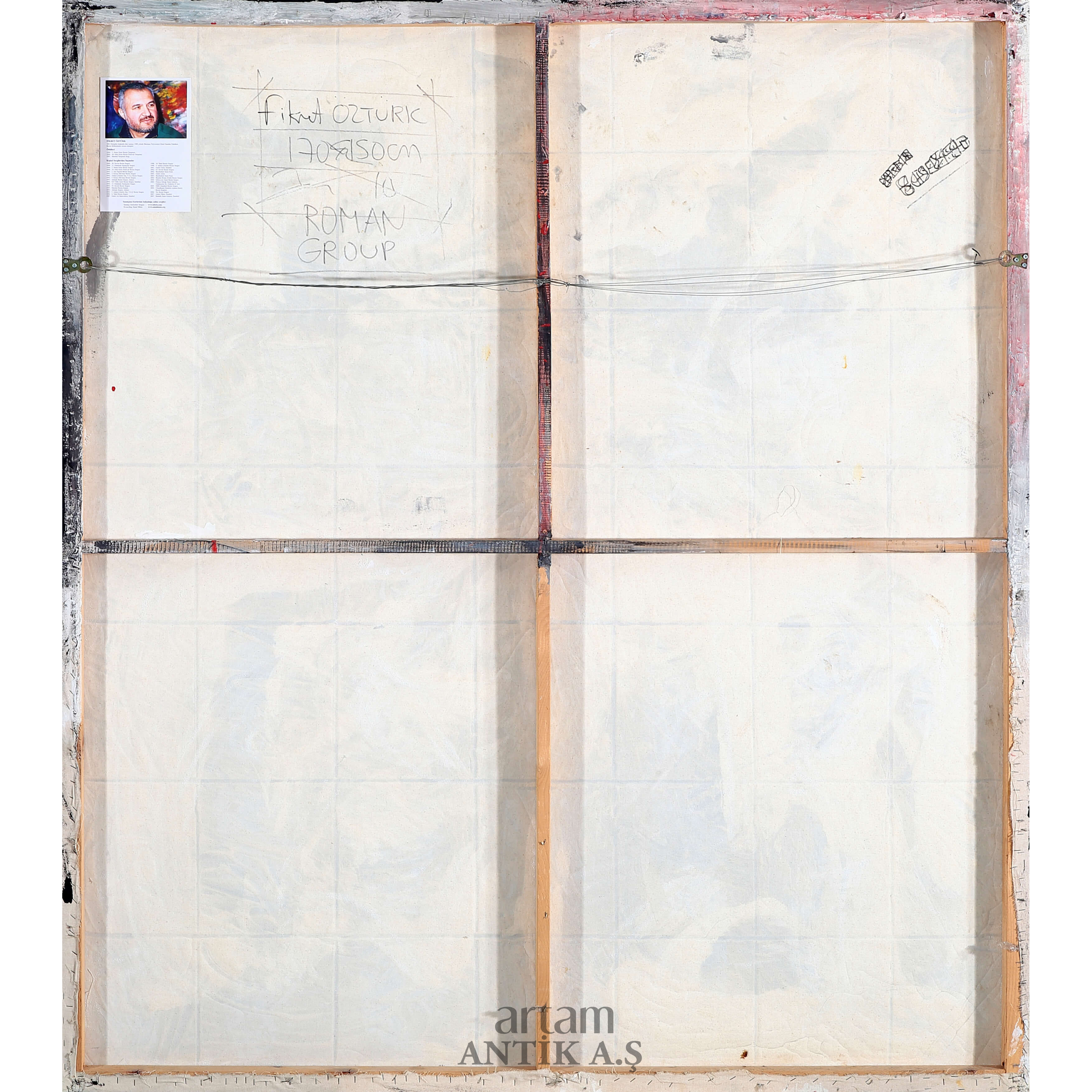 Fikret Öztürk (1961) "Roman Group" - Artam Antik A.Ş. Müzayede