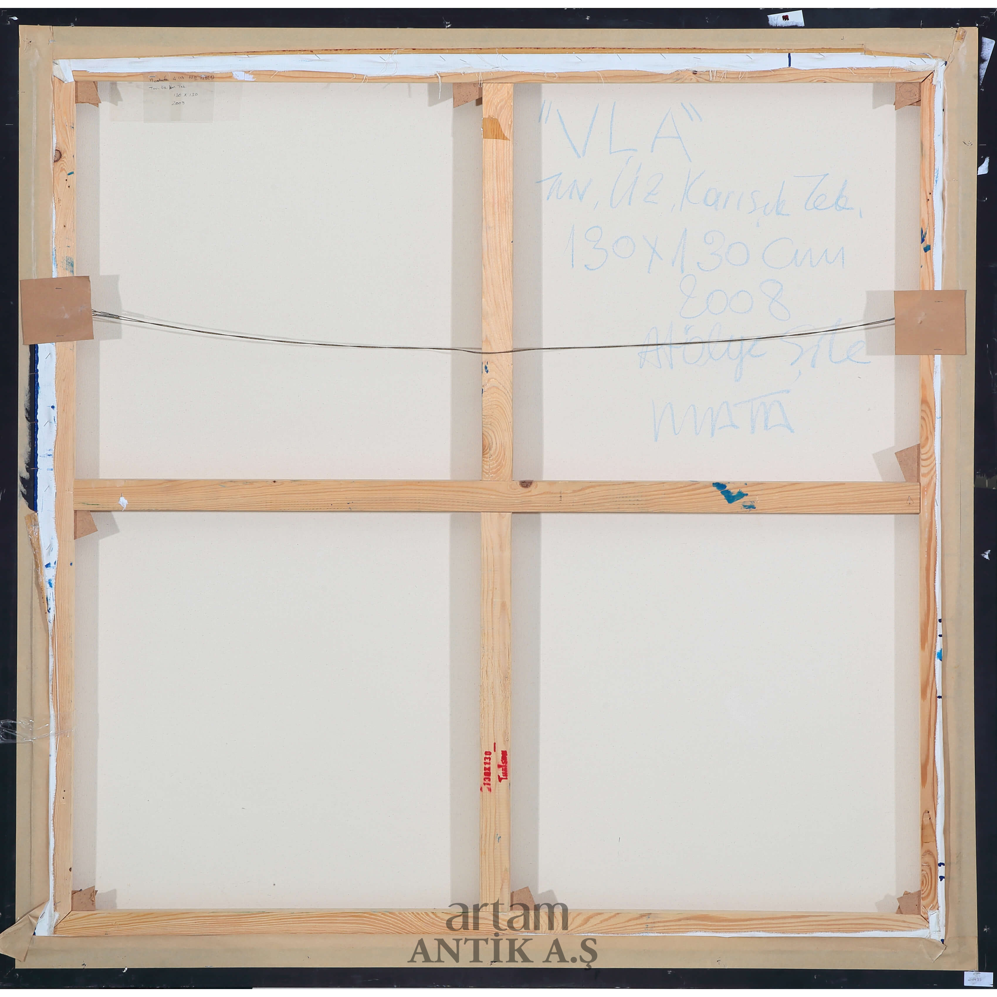 Mustafa Ata (1945) "Vla" - Artam Antik A.Ş. Müzayede