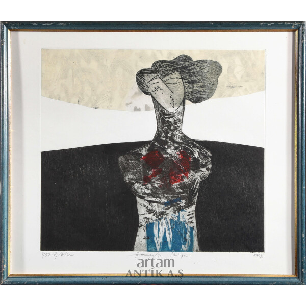 Hayati Misman (1945) Figüratif - Artam Antik A.Ş. Müzayede