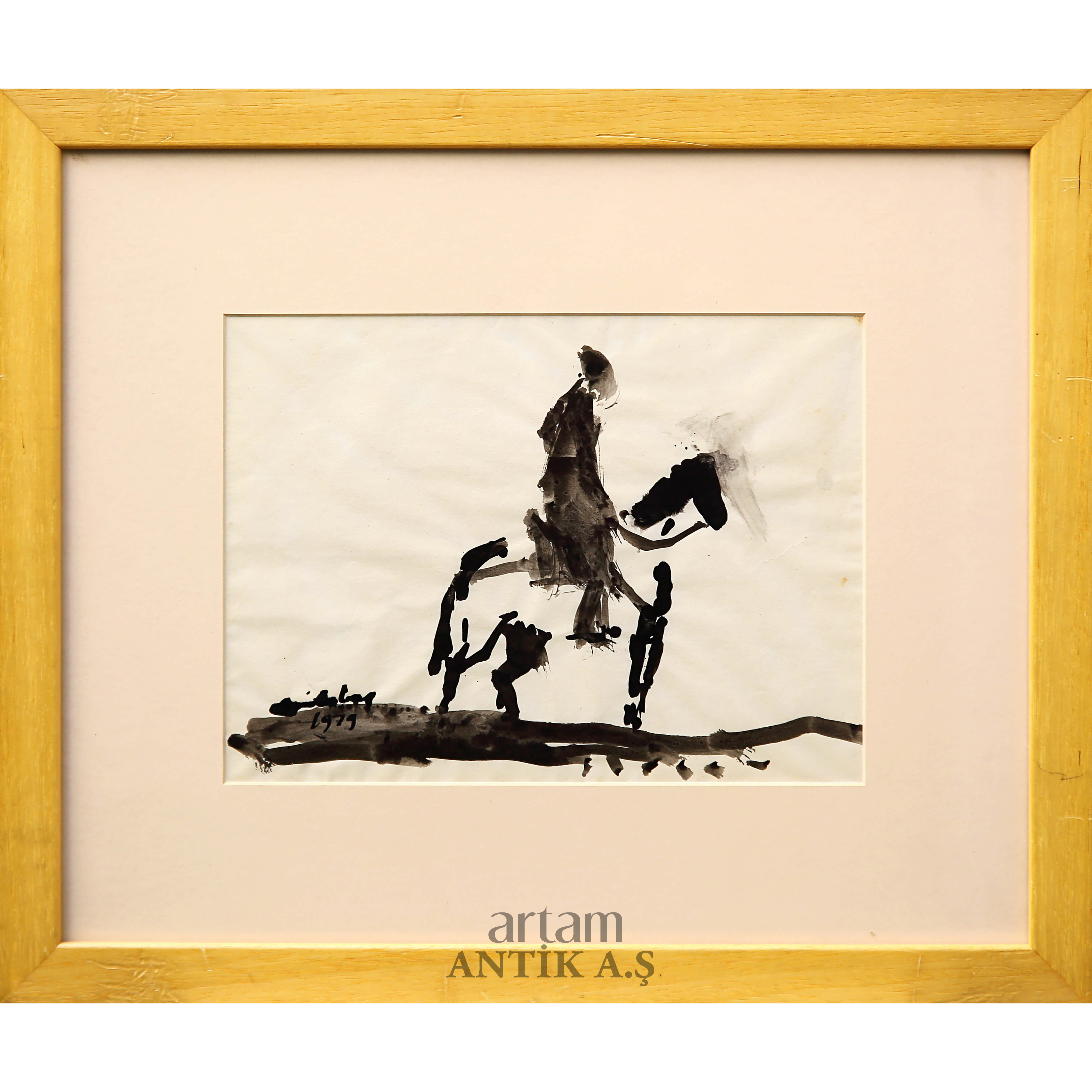 Avni Arbaş (1919-2003) "Atlı" - Artam Antik A.Ş. Müzayede