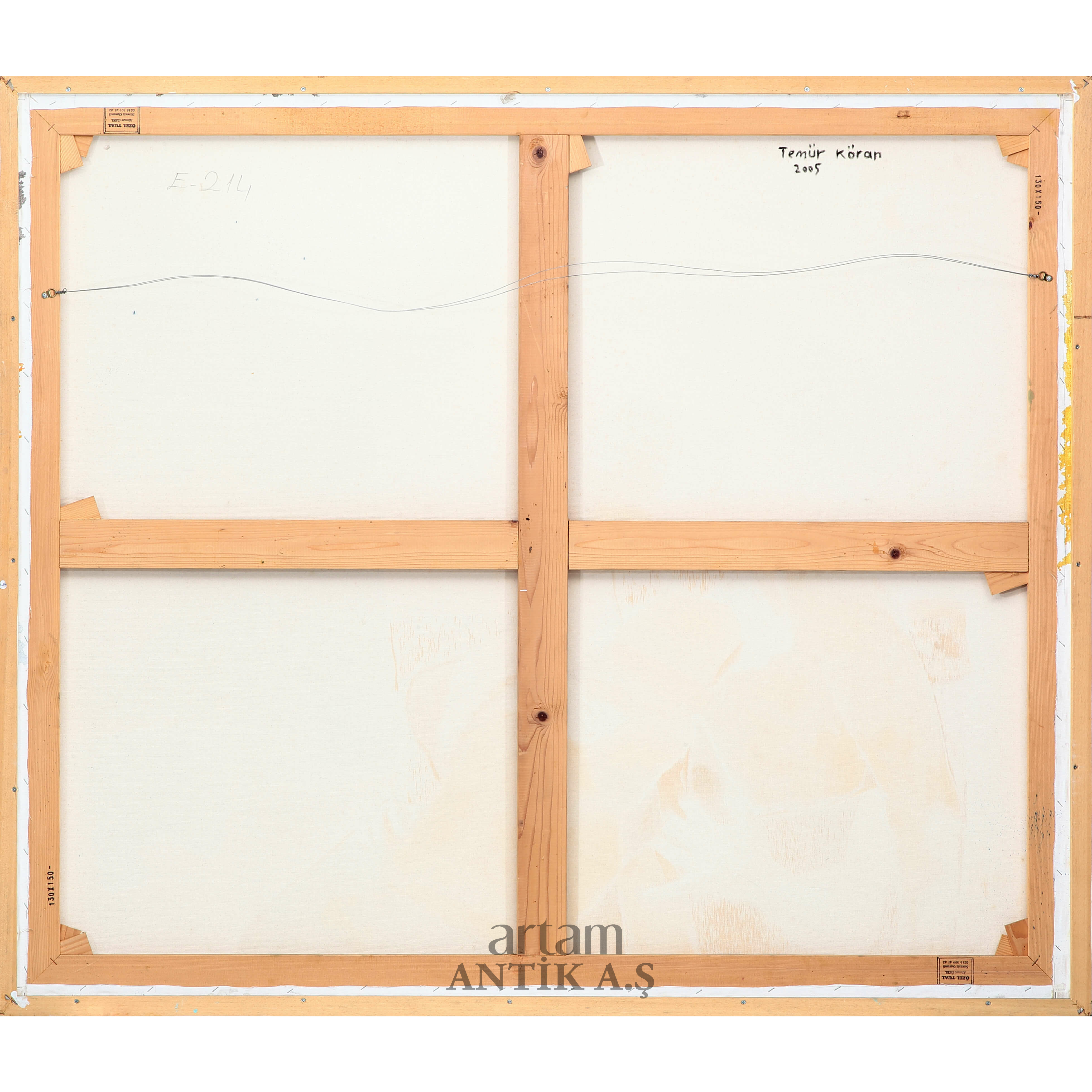 Temür Köran (1960) Untitled - Artam Antik A.Ş. Müzayede