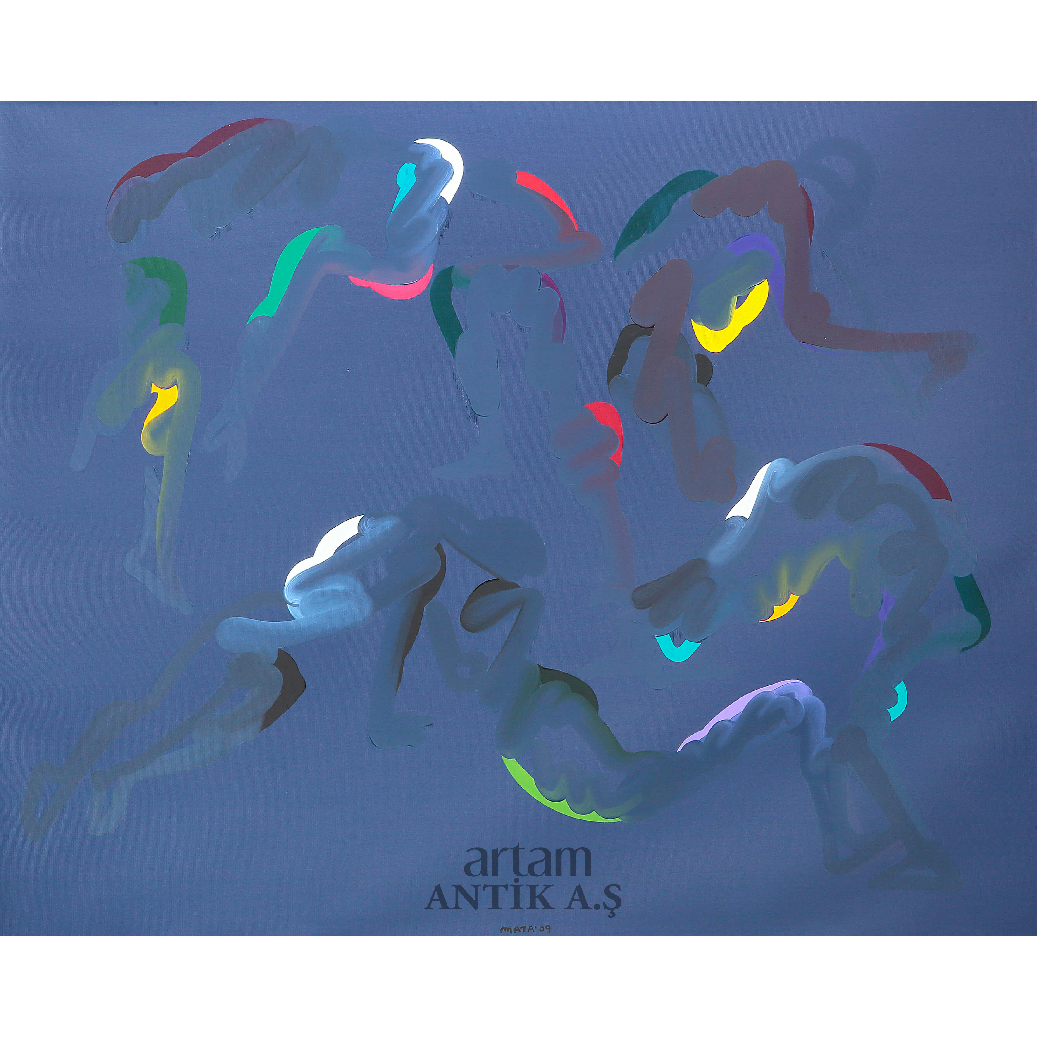 Mustafa Ata (1945) Figüratif - Artam Antik A.Ş. Müzayede