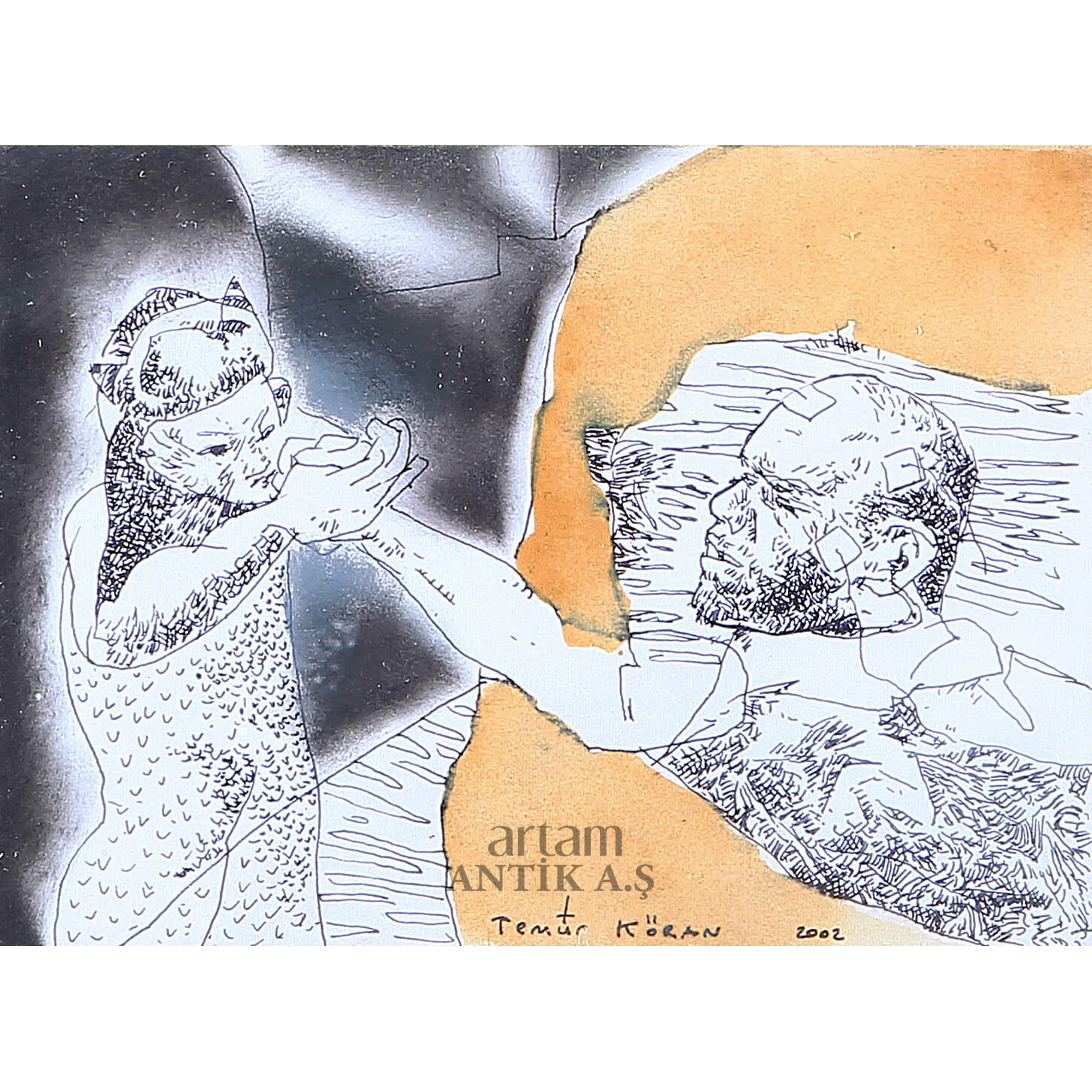 Temür Köran (1960) "Hayata Dönüş" - Artam Antik A.Ş. Müzayede