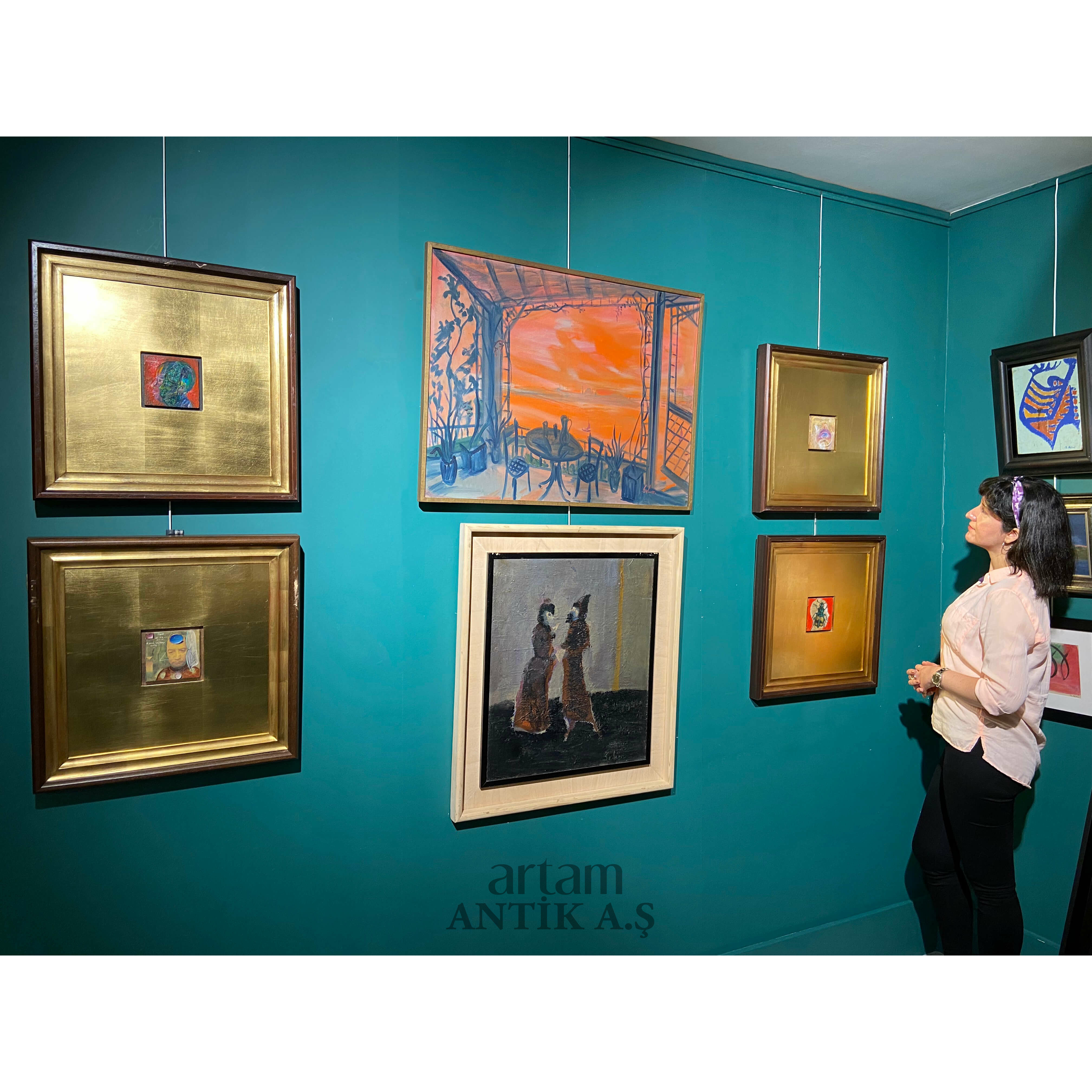 Selim Turan (1915-1994) “İstanbul’a Bakış” - Artam Antik A.Ş. Müzayede