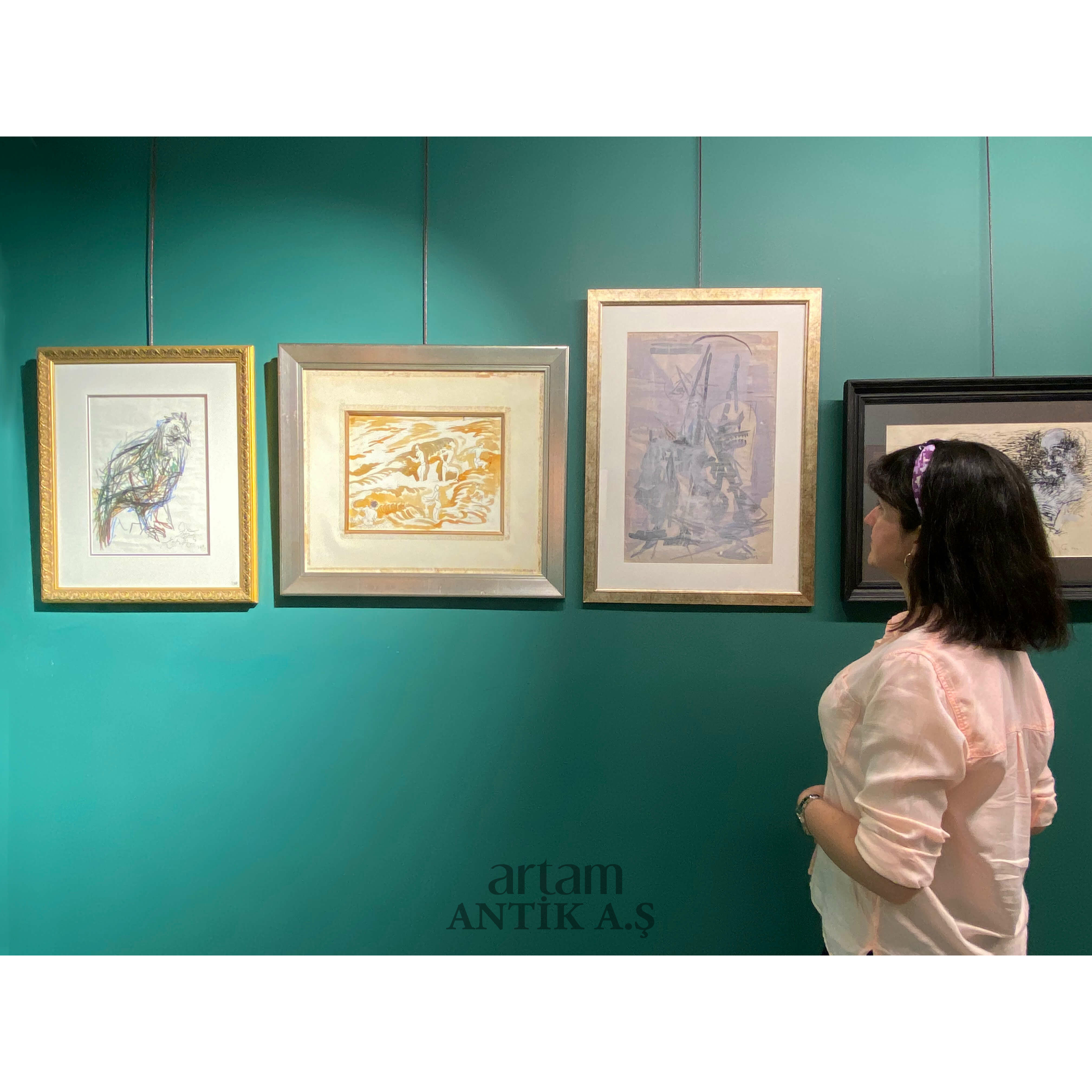 Selim Turan (1915-1994) Soyut - Artam Antik A.Ş. Müzayede