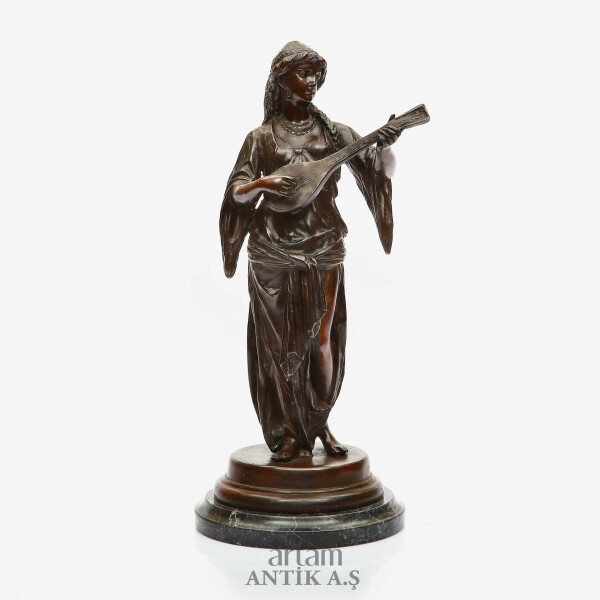 Fransız Bronz Heykel - Artam Antik A.Ş. Müzayede