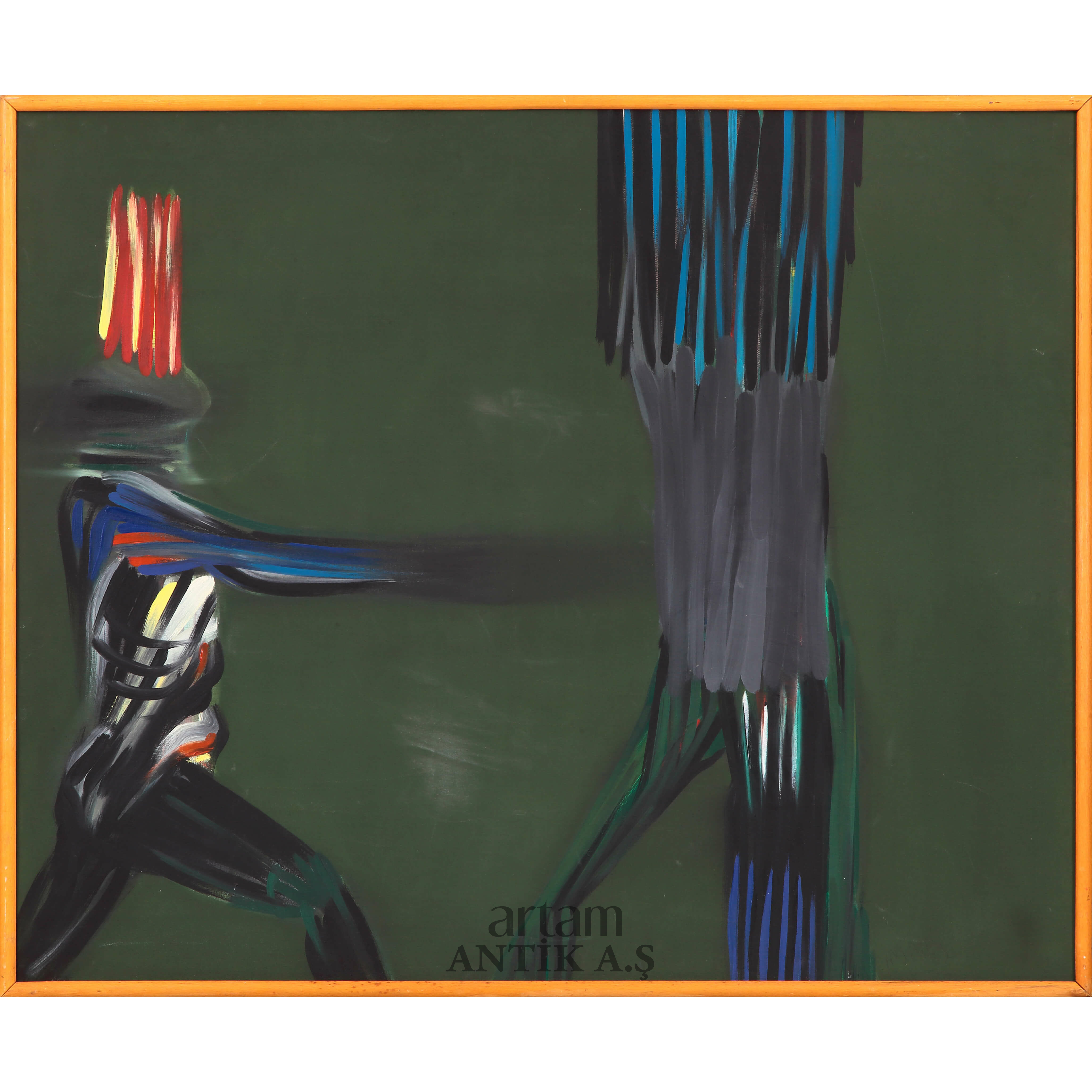 Mustafa Ata (1945) "İzleme" - Artam Antik A.Ş. Müzayede