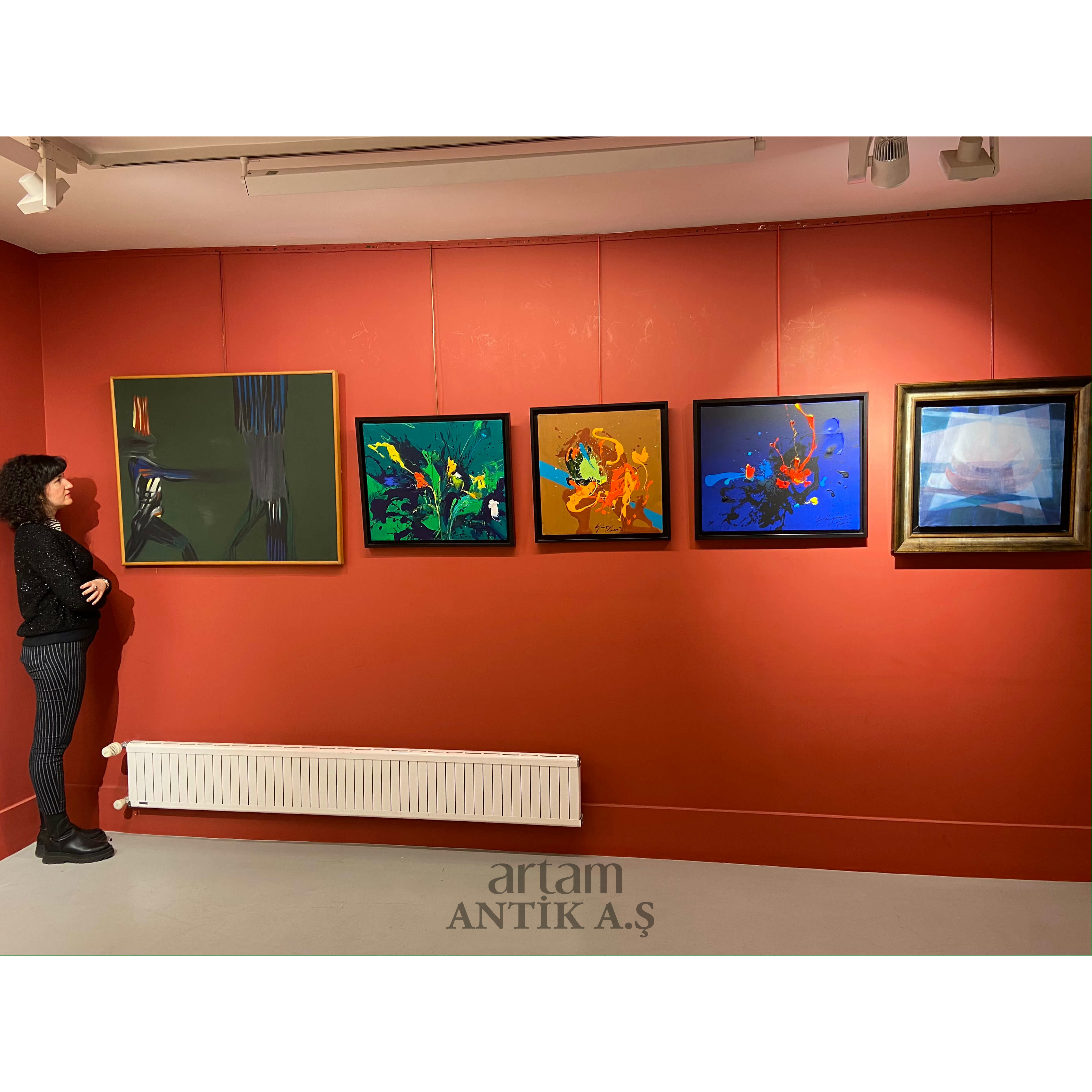 Mustafa Ata (1945) "İzleme" - Artam Antik A.Ş. Müzayede