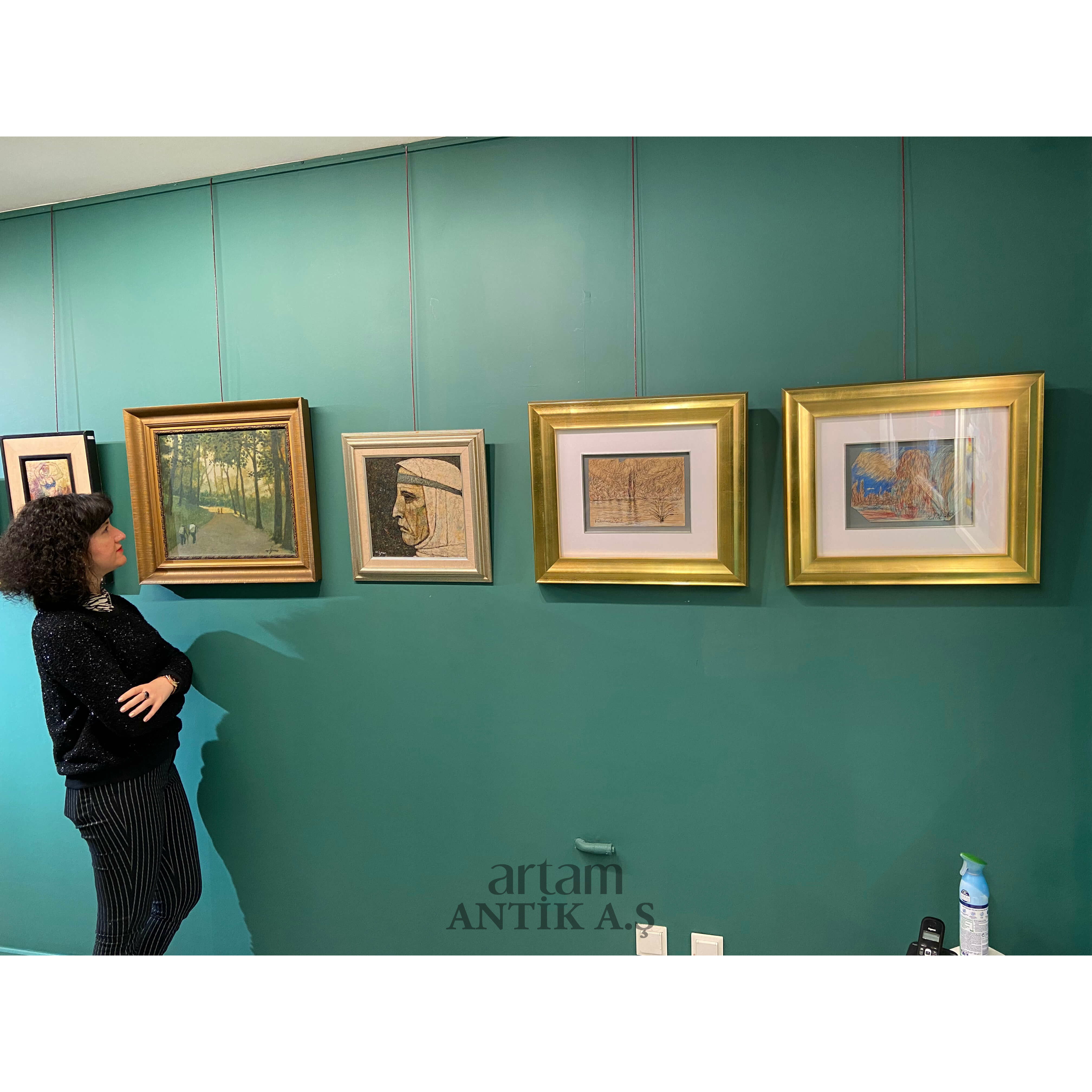 Fahrel Nissa Zeid (1901-1991) Peyzaj - Artam Antik A.Ş. Müzayede