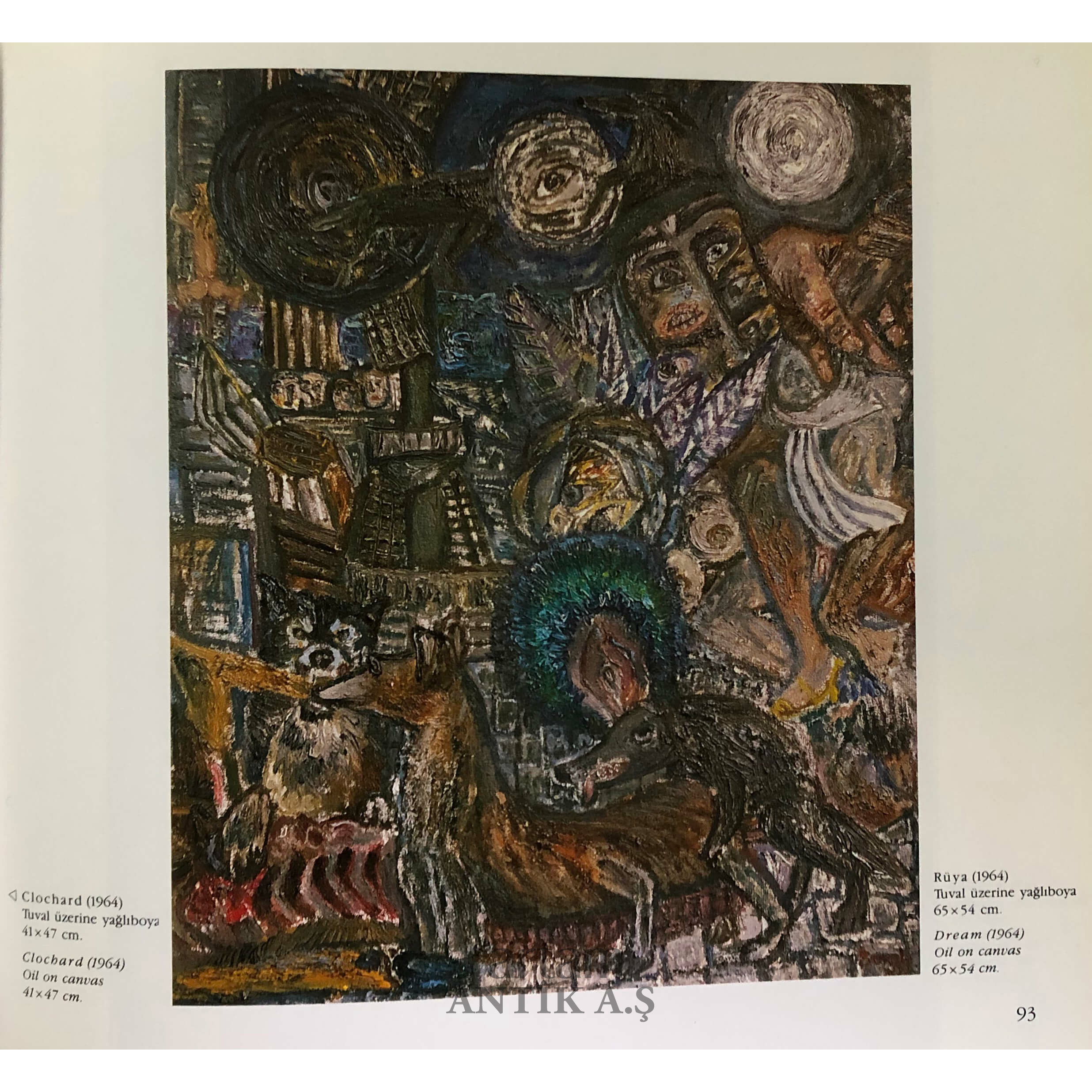 Cihat Burak (1915-1994) "Rüya" - Artam Antik A.Ş. Müzayede