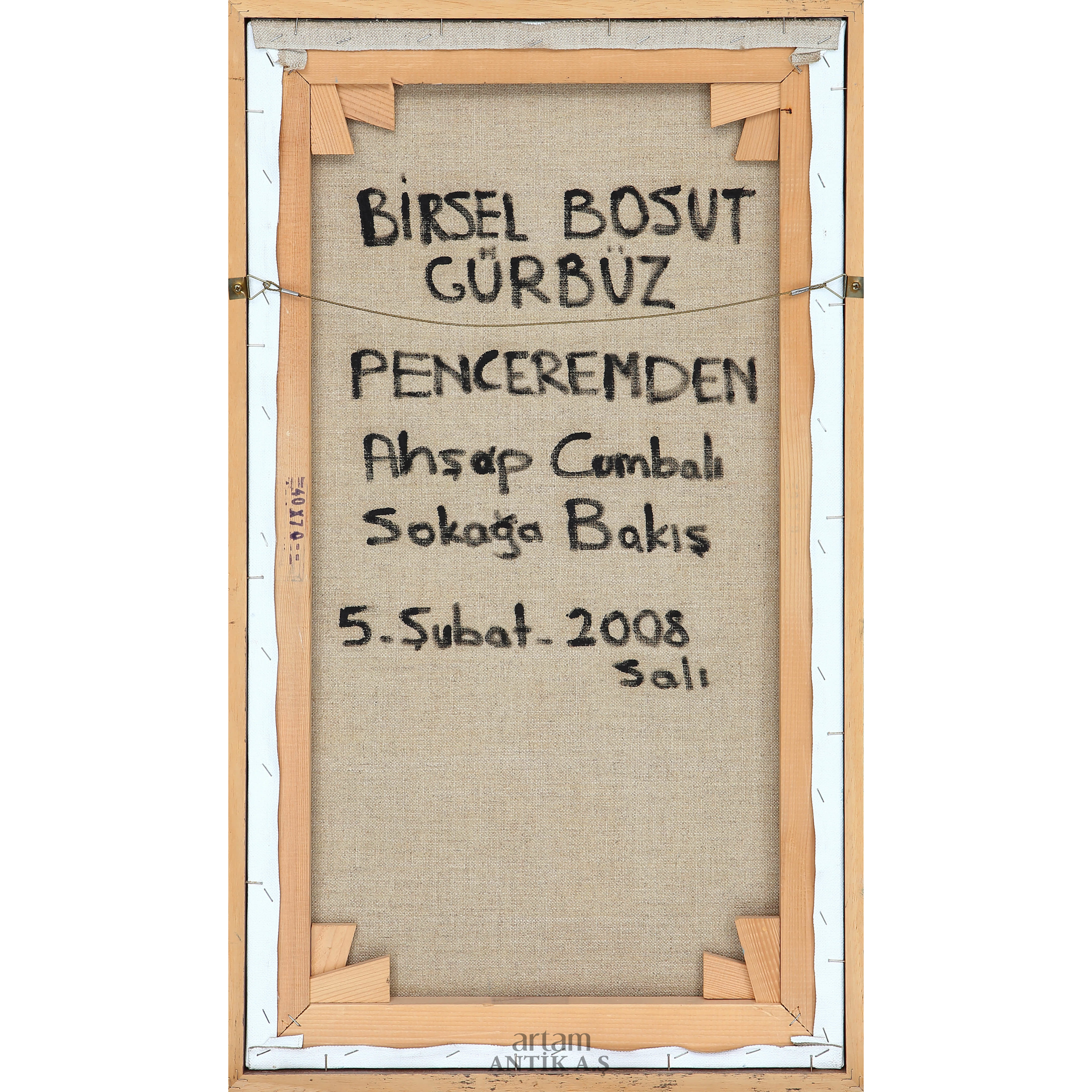 Birsel Bosut Gürbüz "Penceremden" - Artam Antik A.Ş. Müzayede