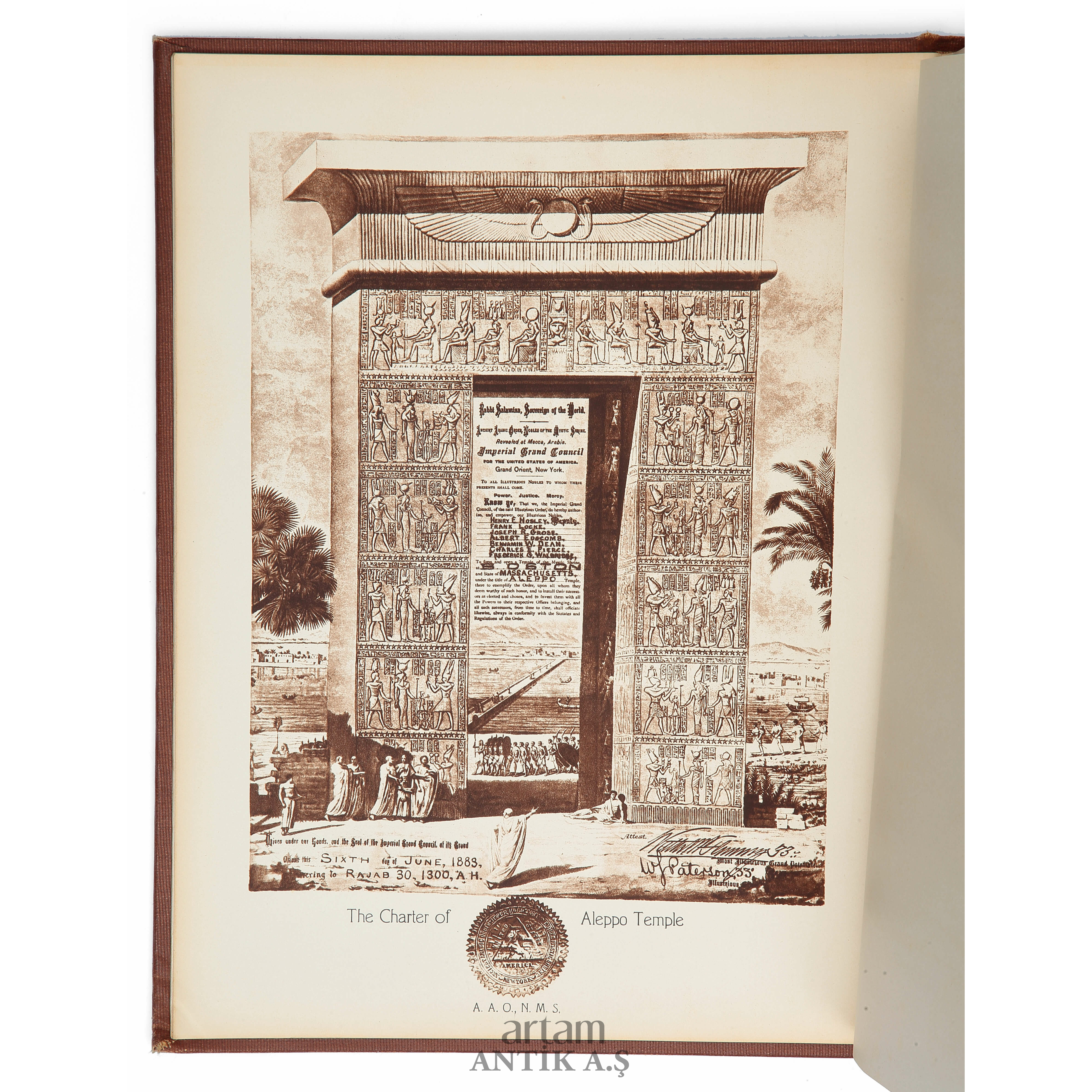 ANCIENT ARABIC ORDER OF THE NOBLES OF THE MYSTIC SHRINE FOR NORTH ...