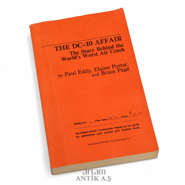 EDDY, PAUL, ELAINE POTTER VE BRUCE PAGE The DC-10 Affair - The Story ...