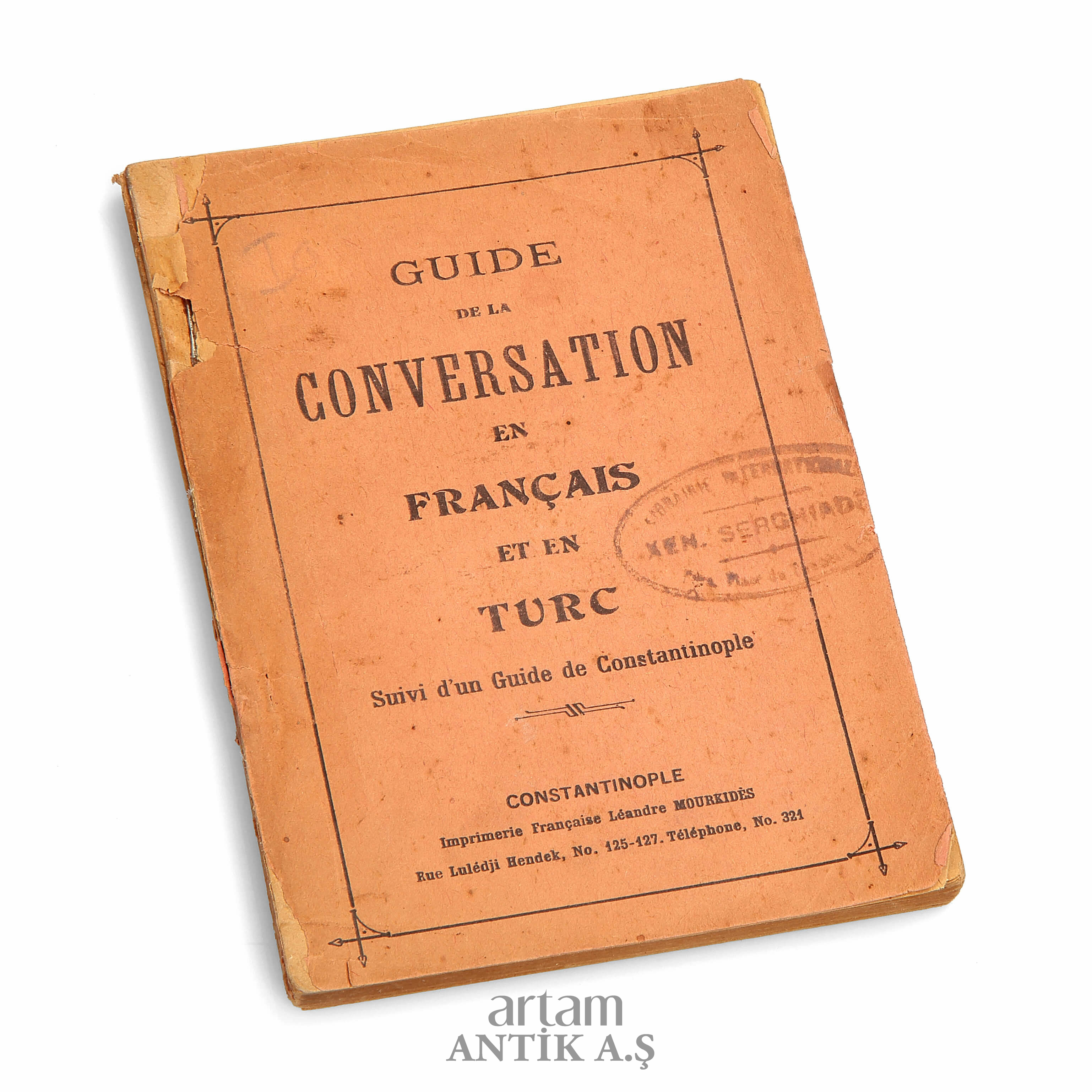 NICOLAS MURAT Guide de la Conversation en Français et en Turc, Suivi d ...