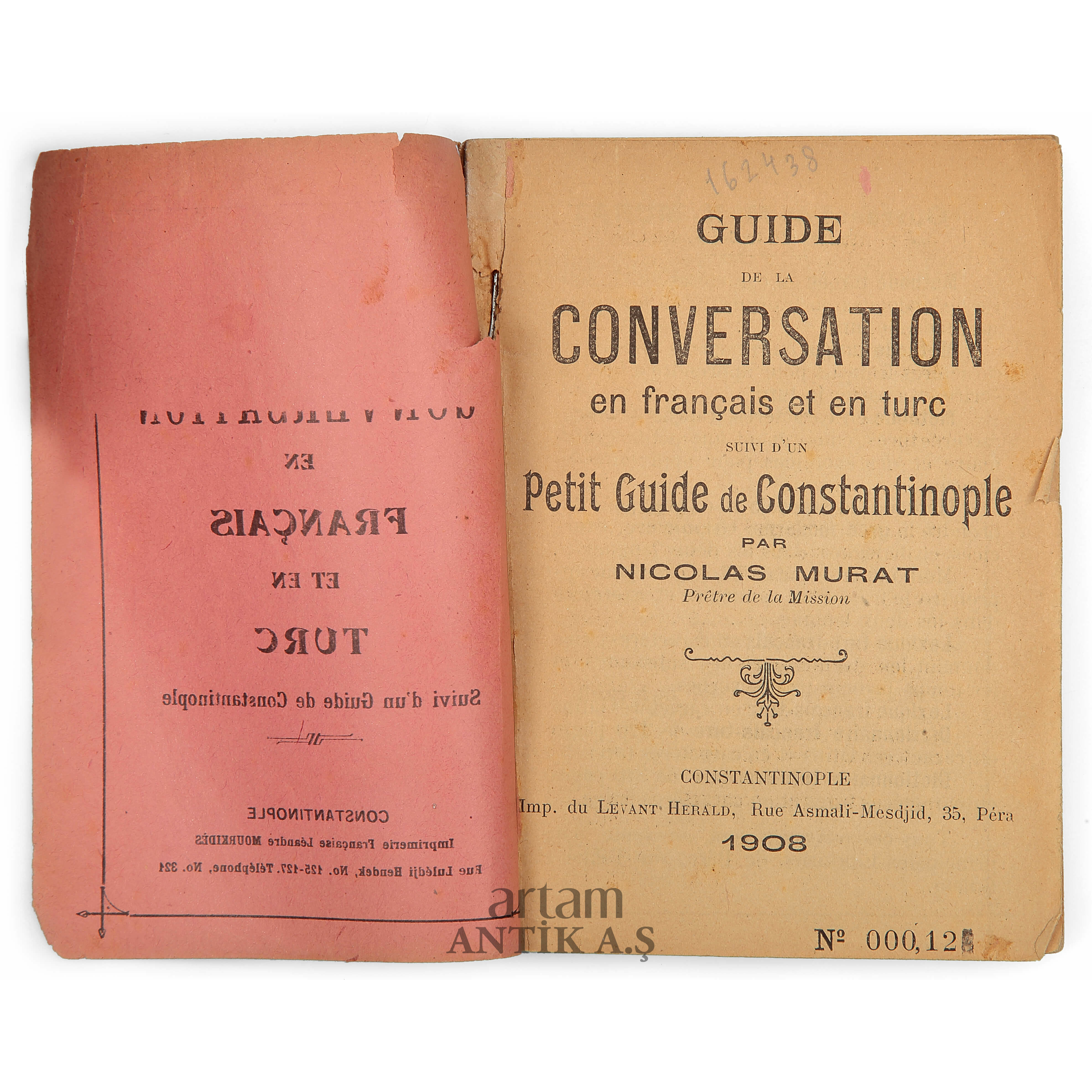 NICOLAS MURAT Guide de la Conversation en Français et en Turc, Suivi d ...