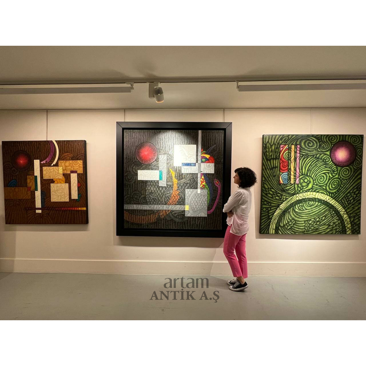 Ahmet Güneştekin (1966) "Telli Turna" - Artam Antik A.Ş. Müzayede