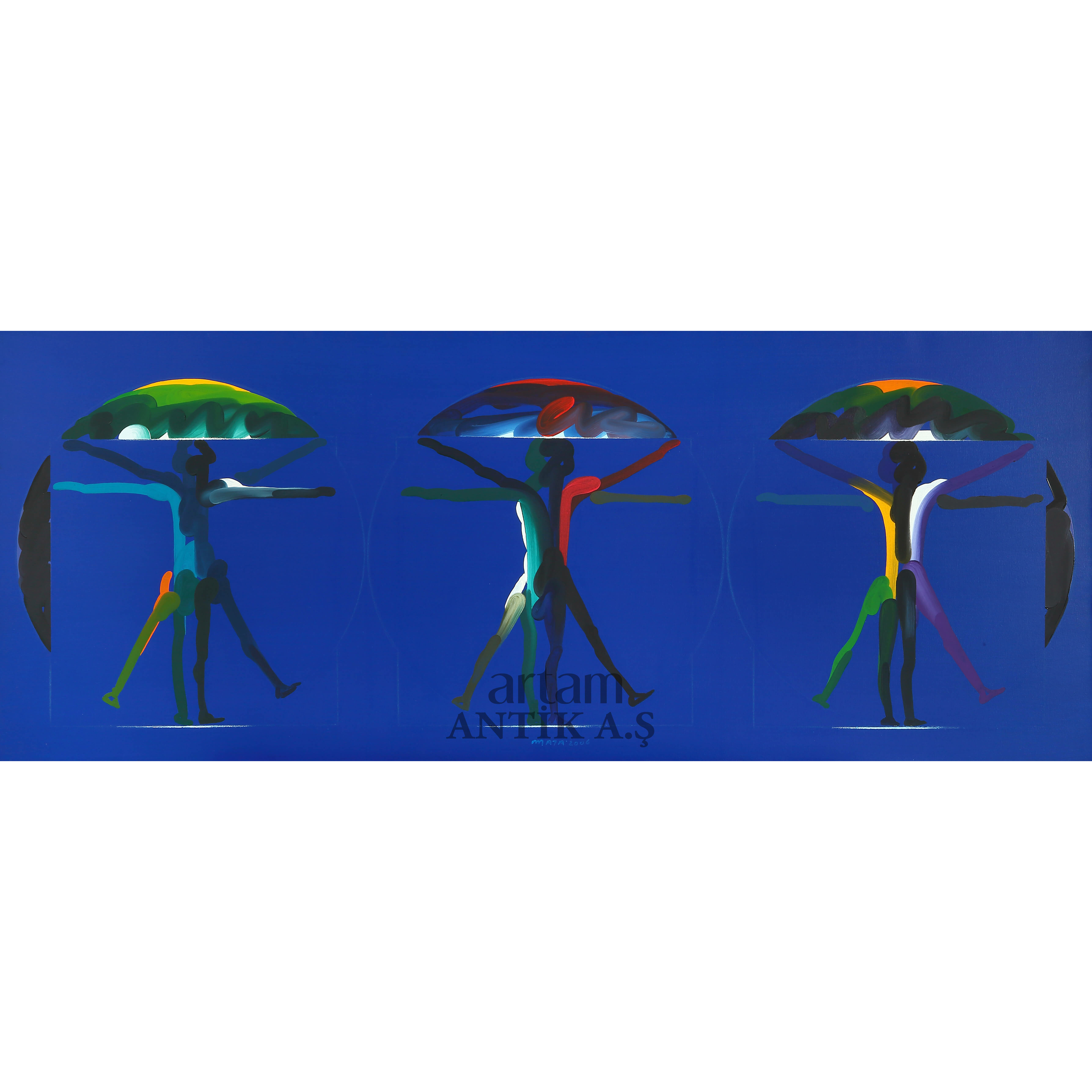 Mustafa Ata (1945) "VLAM" - Artam Antik A.Ş. Müzayede