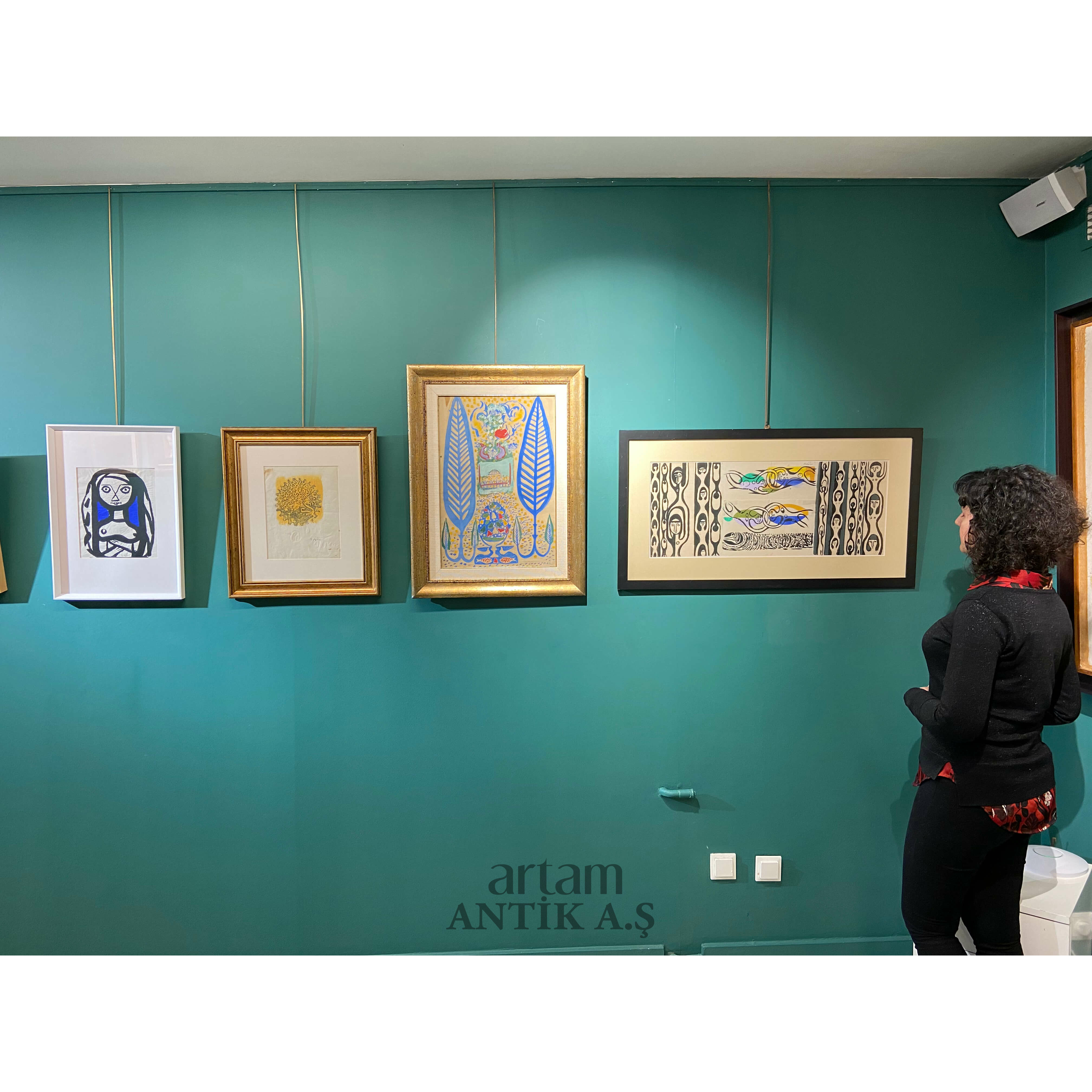 Bedri Rahmi Eyüboğlu (1911-1975) Figüratif - Artam Antik A.Ş. Müzayede