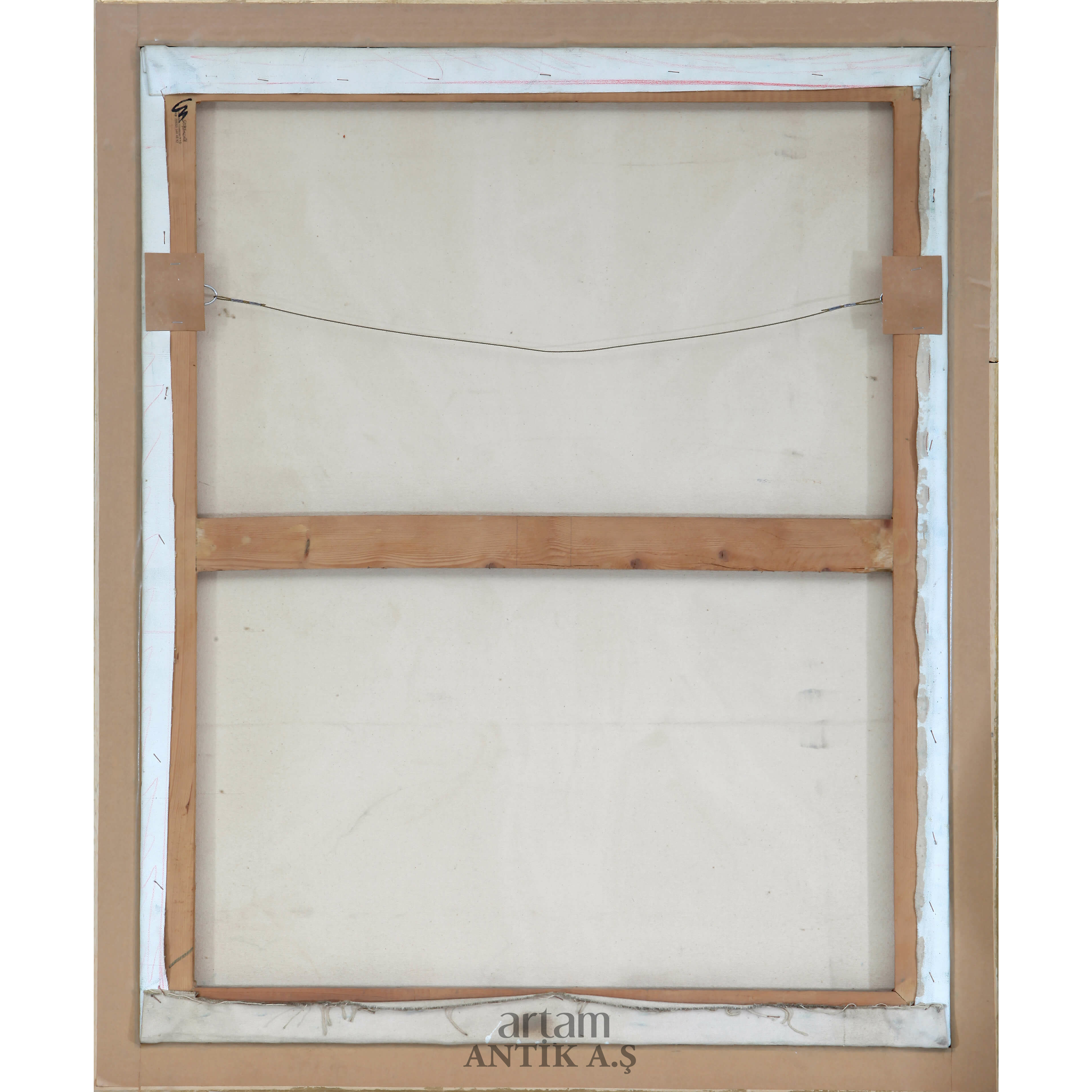 Mustafa Ata (1945) Figüratif Kompozisyon - Artam Antik A.Ş. Müzayede