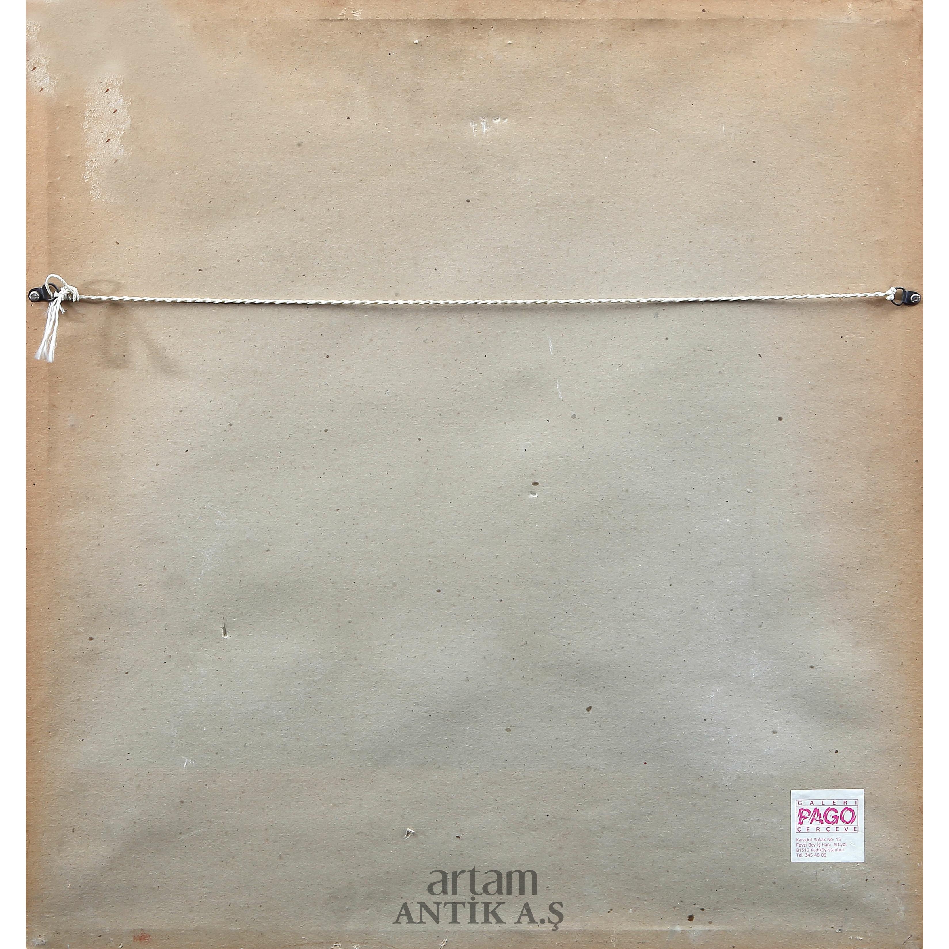 Muzaffer Akyol (1945) Portre - Artam Antik A.Ş. Müzayede