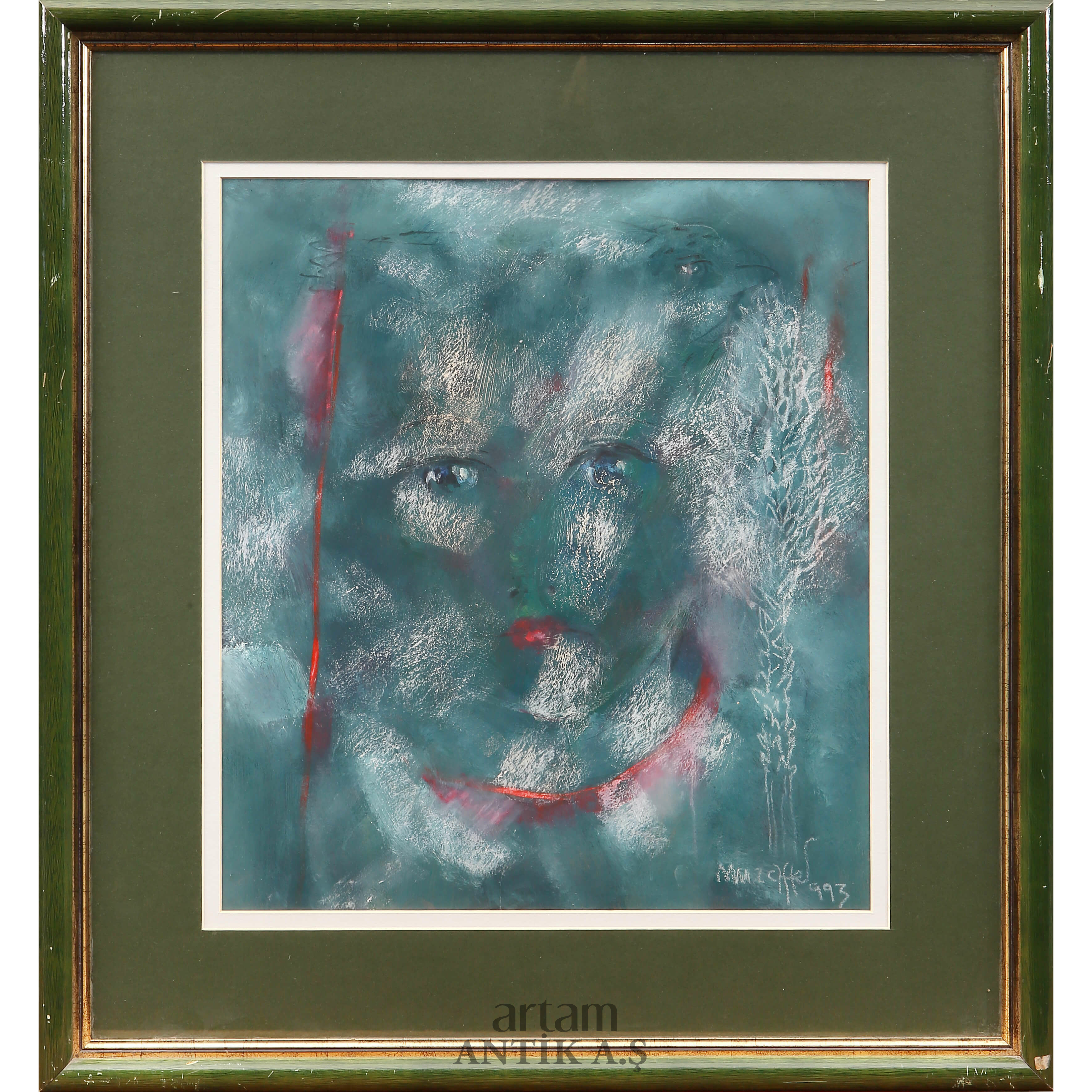 Muzaffer Akyol (1945) Portre - Artam Antik A.Ş. Müzayede