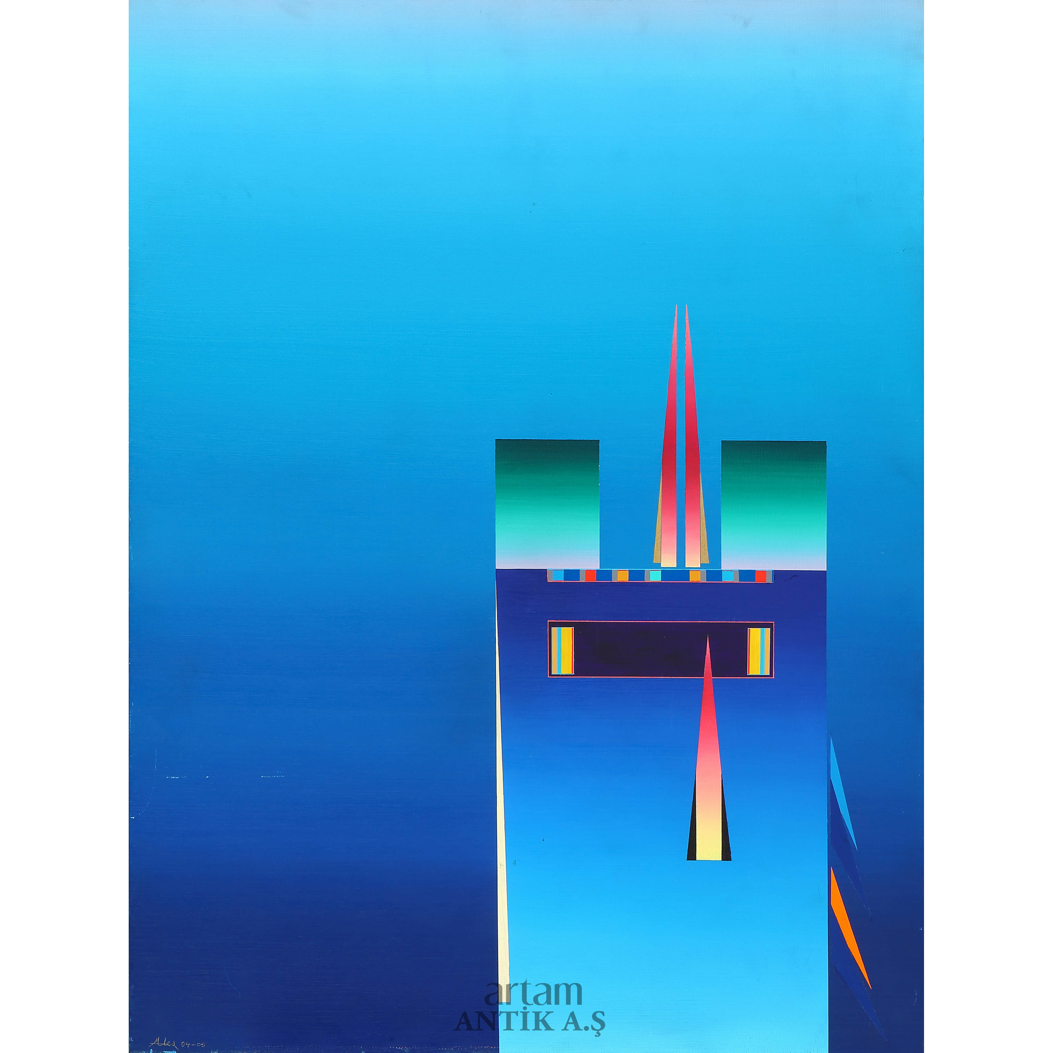 İsmail Ateş (1960) Untitled - Artam Antik A.Ş. Müzayede