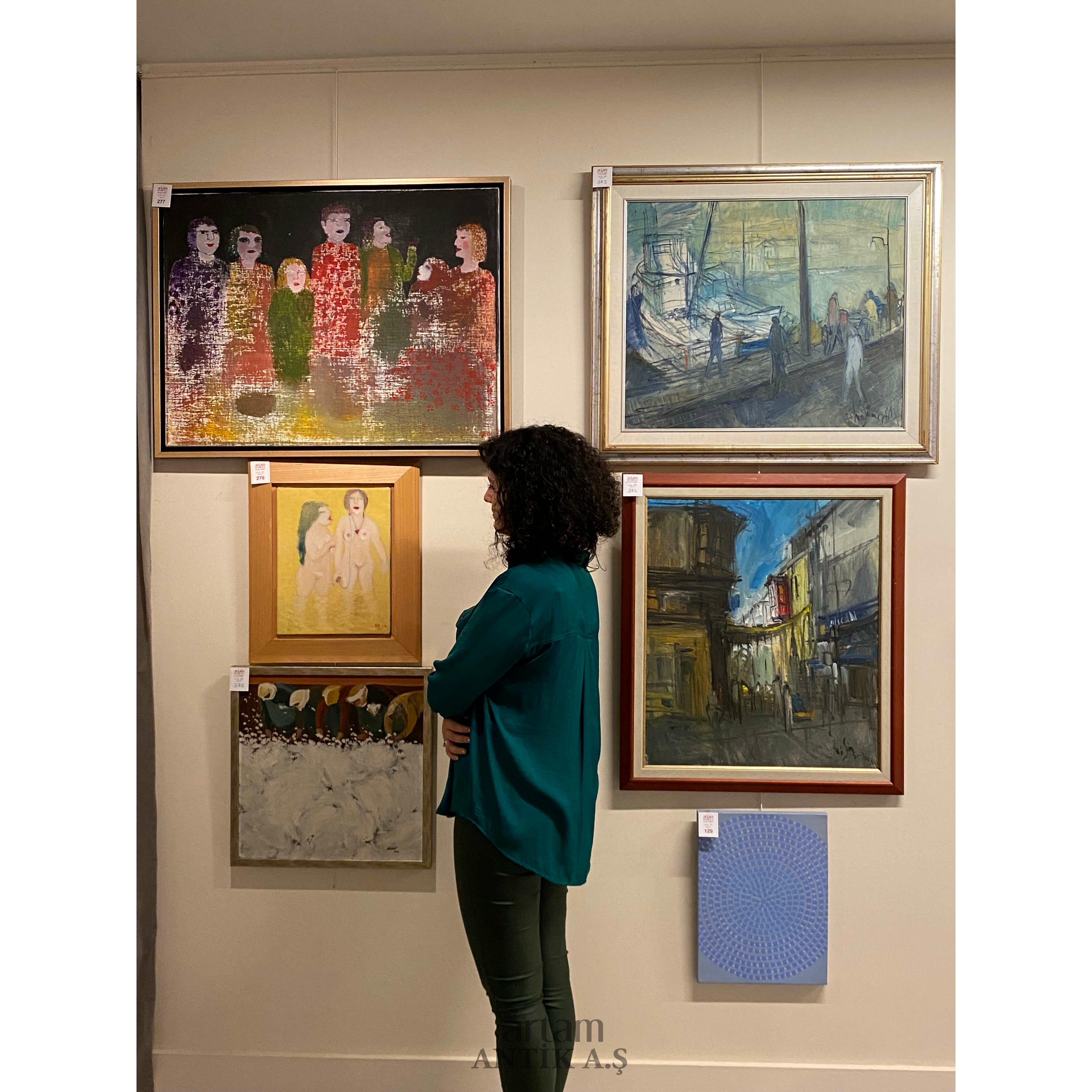 Fahri Sümer (1942) "Sokak" - Artam Antik A.Ş. Müzayede