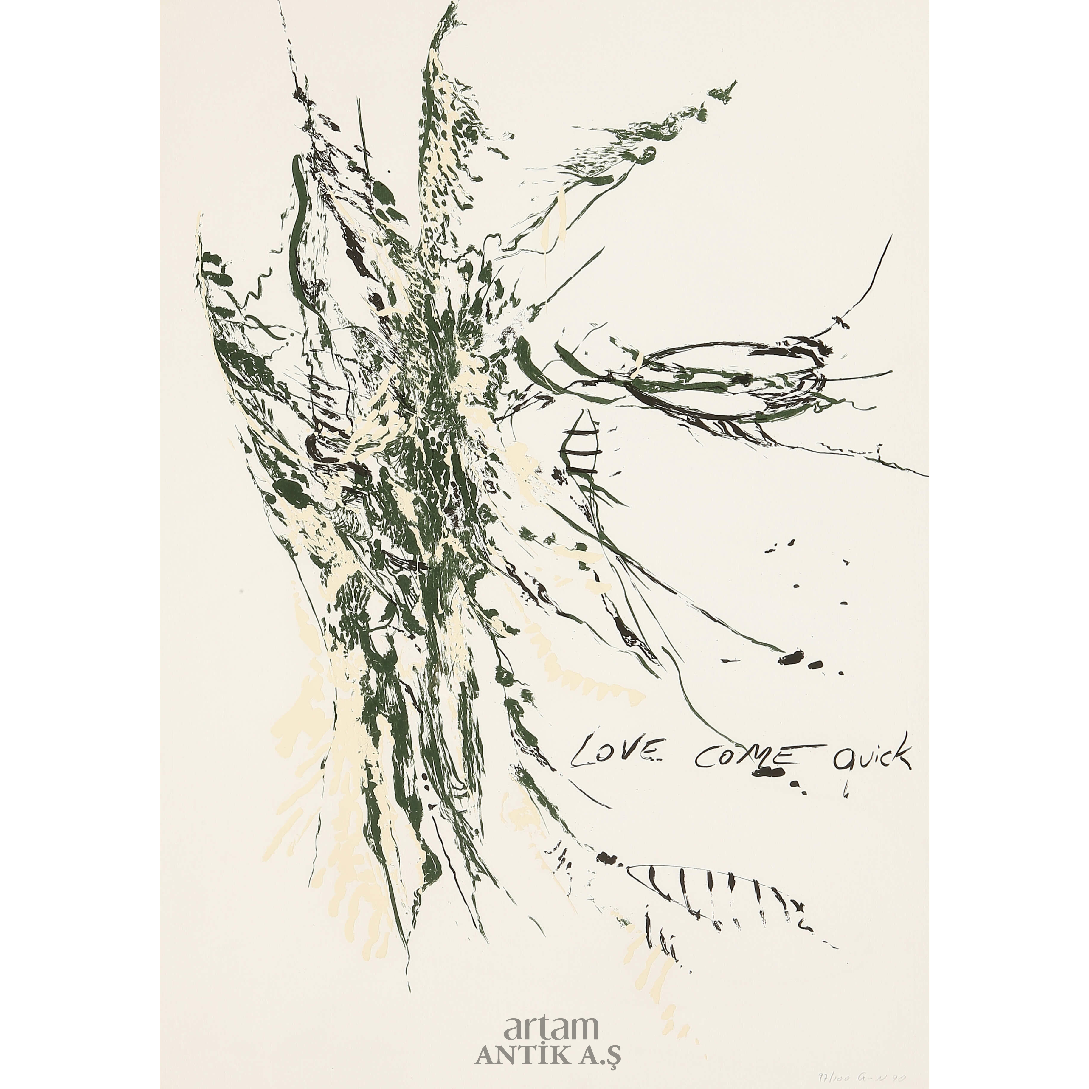 Mehmet Gün (1956-2014) "Love Come Quick" - Artam Antik A.Ş. Müzayede