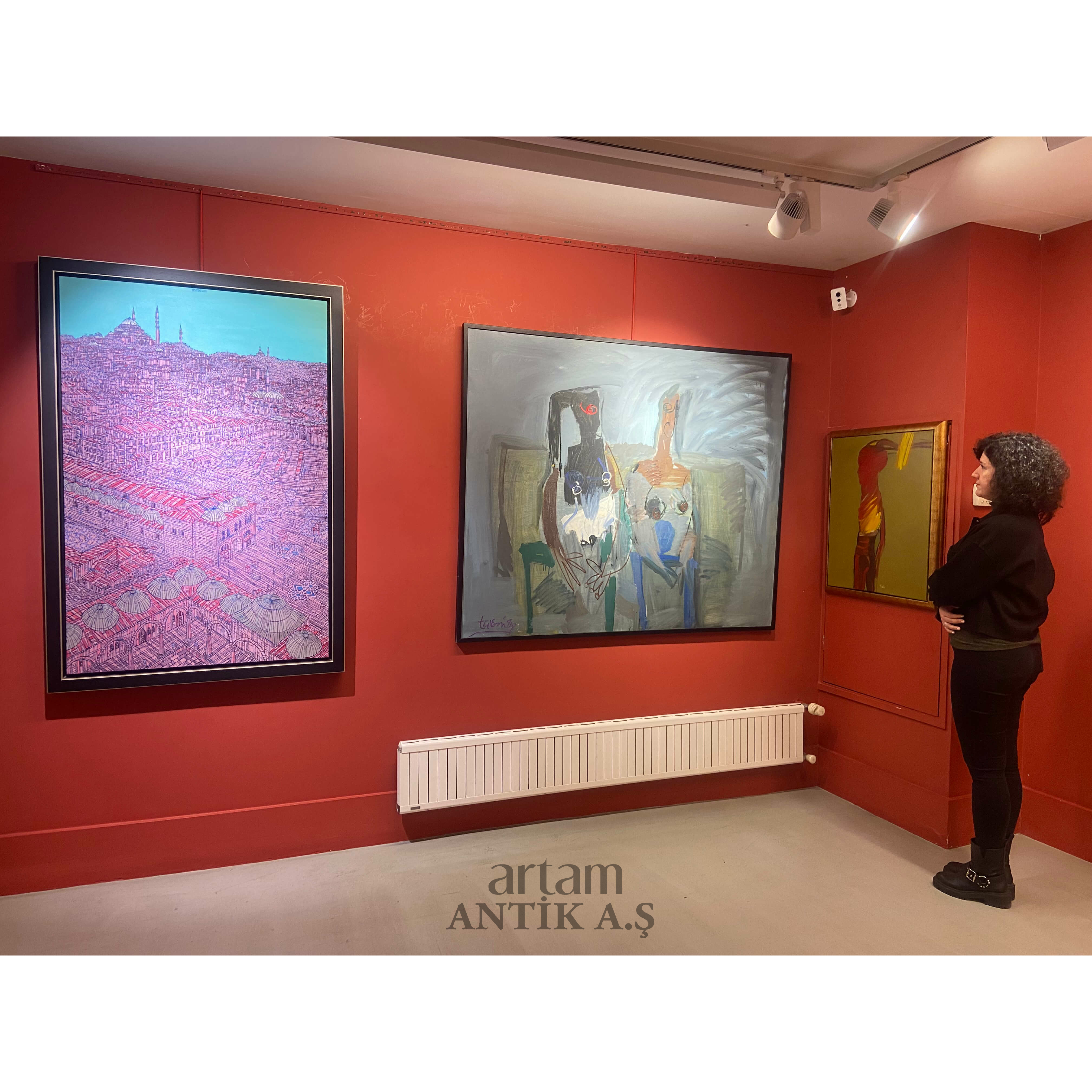 Mustafa Ata (1945) Figüratif - Artam Antik A.Ş. Müzayede