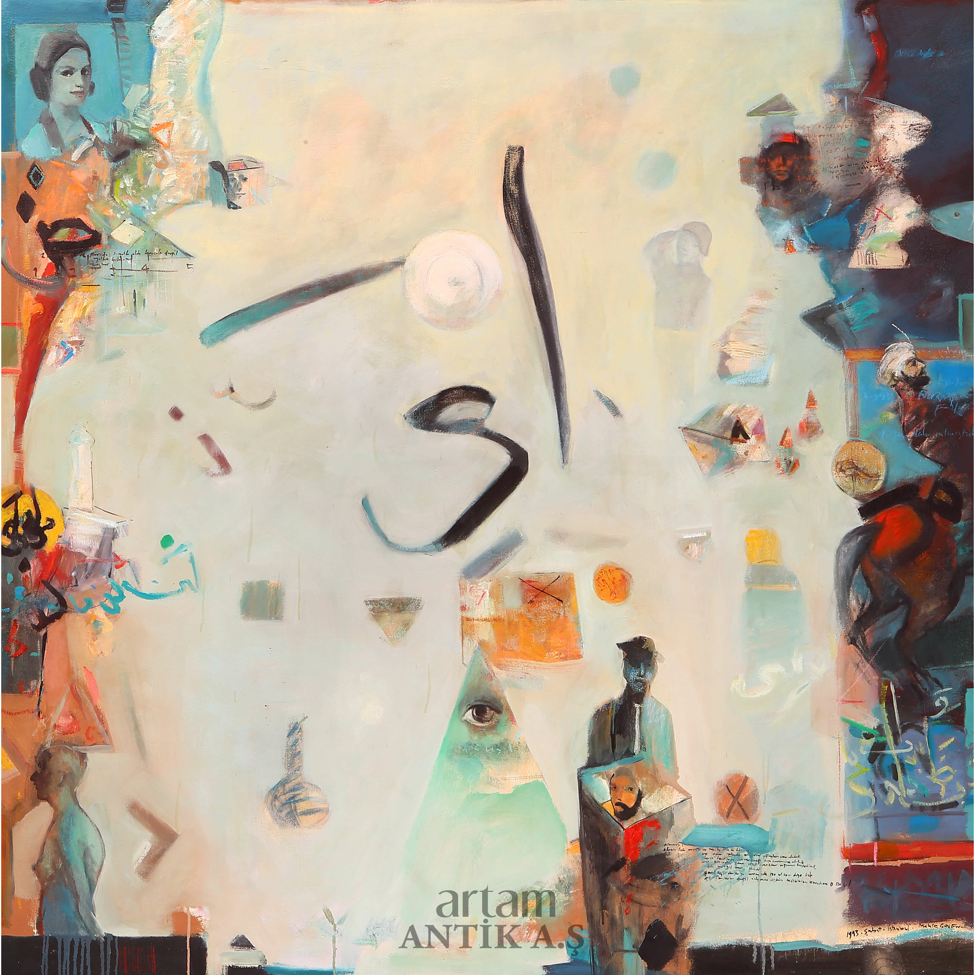 Mahir Güven (1958) Untitled - Artam Antik A.Ş. Müzayede