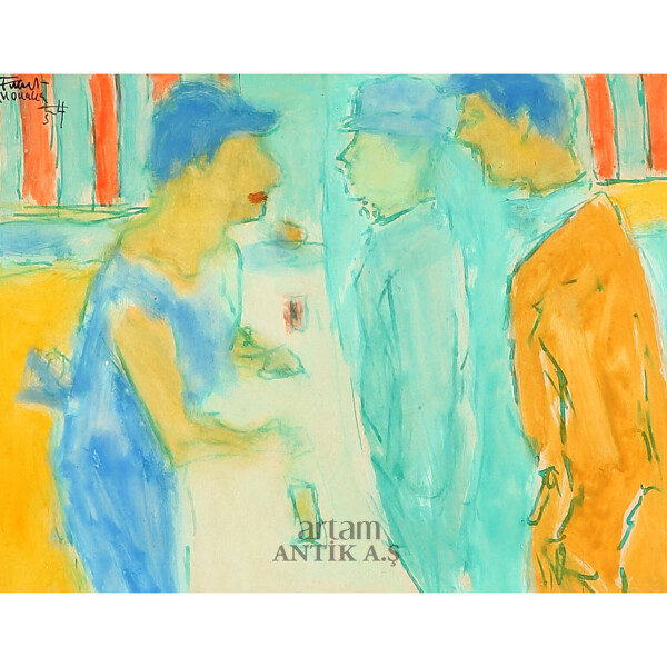 Fikret Mualla (1903-1967) Figüratif - Artam Antik A.Ş. Müzayede