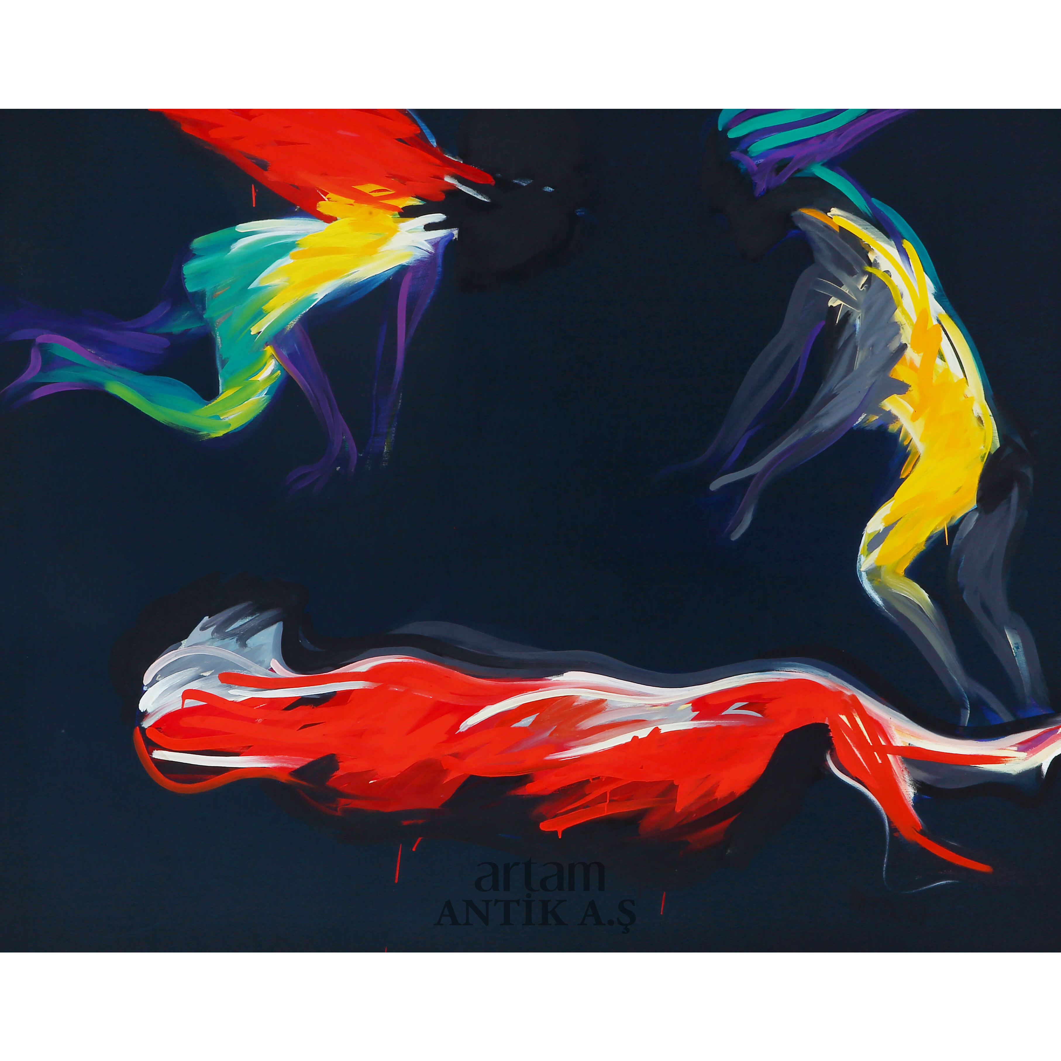 Mustafa Ata (1945) "Değişim" - Artam Antik A.Ş. Müzayede