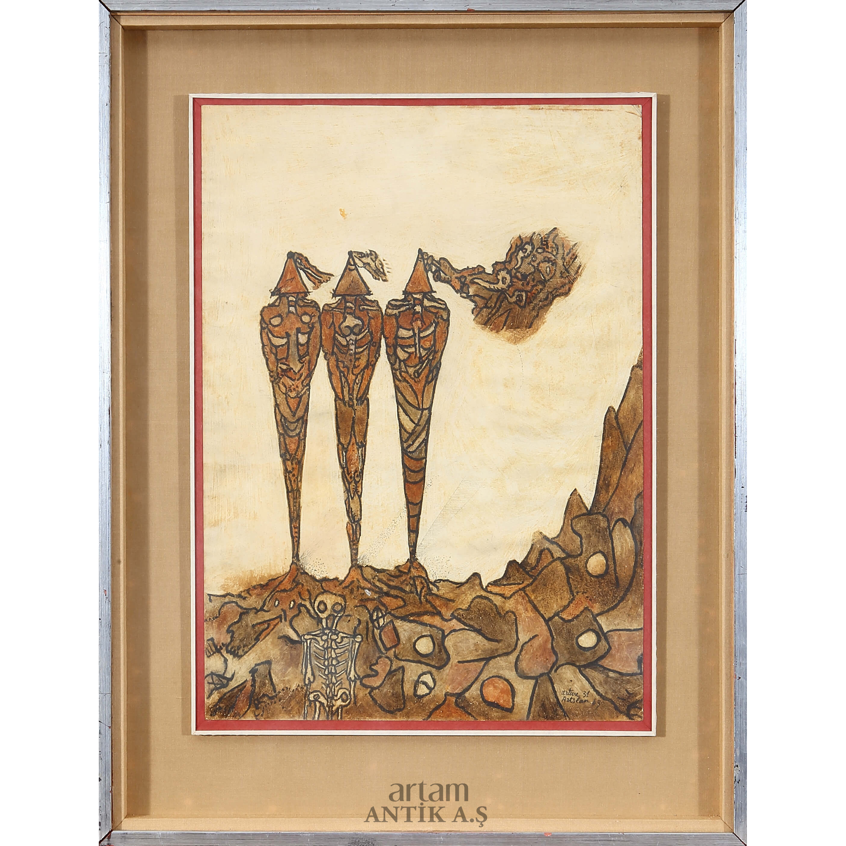 Yüksel Arslan (1933-2017) "Arture 31" - Artam Antik A.Ş. Müzayede