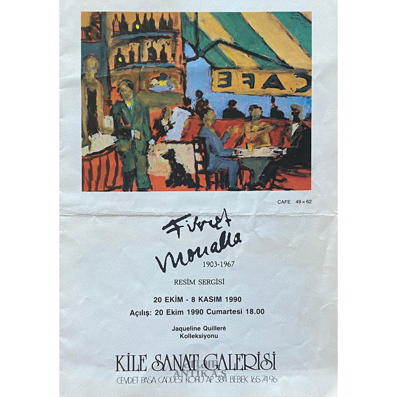 Fikret Mualla (1903-1967) Figüratif - Artam Antik A.Ş. Müzayede