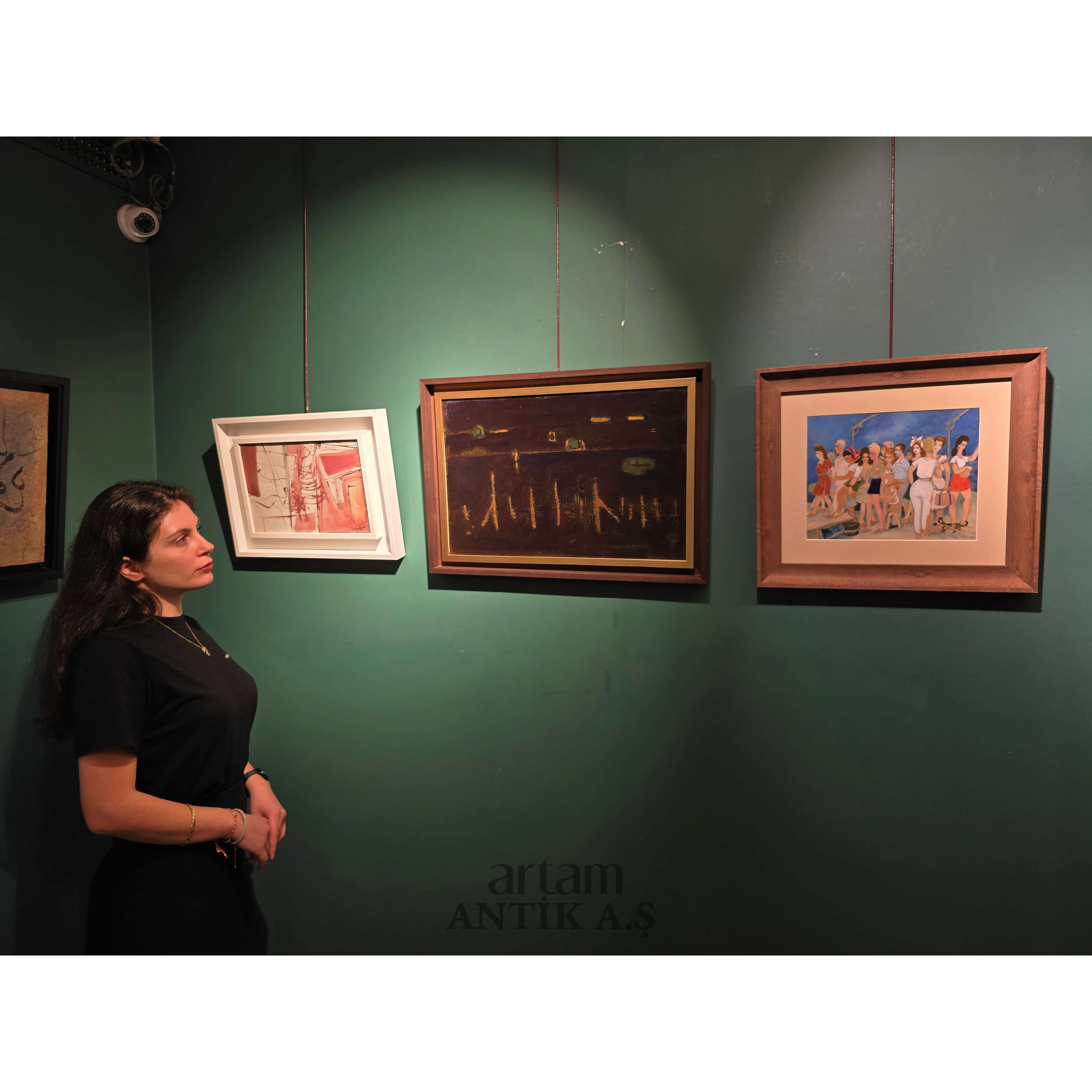 Turgut Zaim (1906-1974) Figüratif Kompozisyon - Artam Antik A.Ş. Müzayede