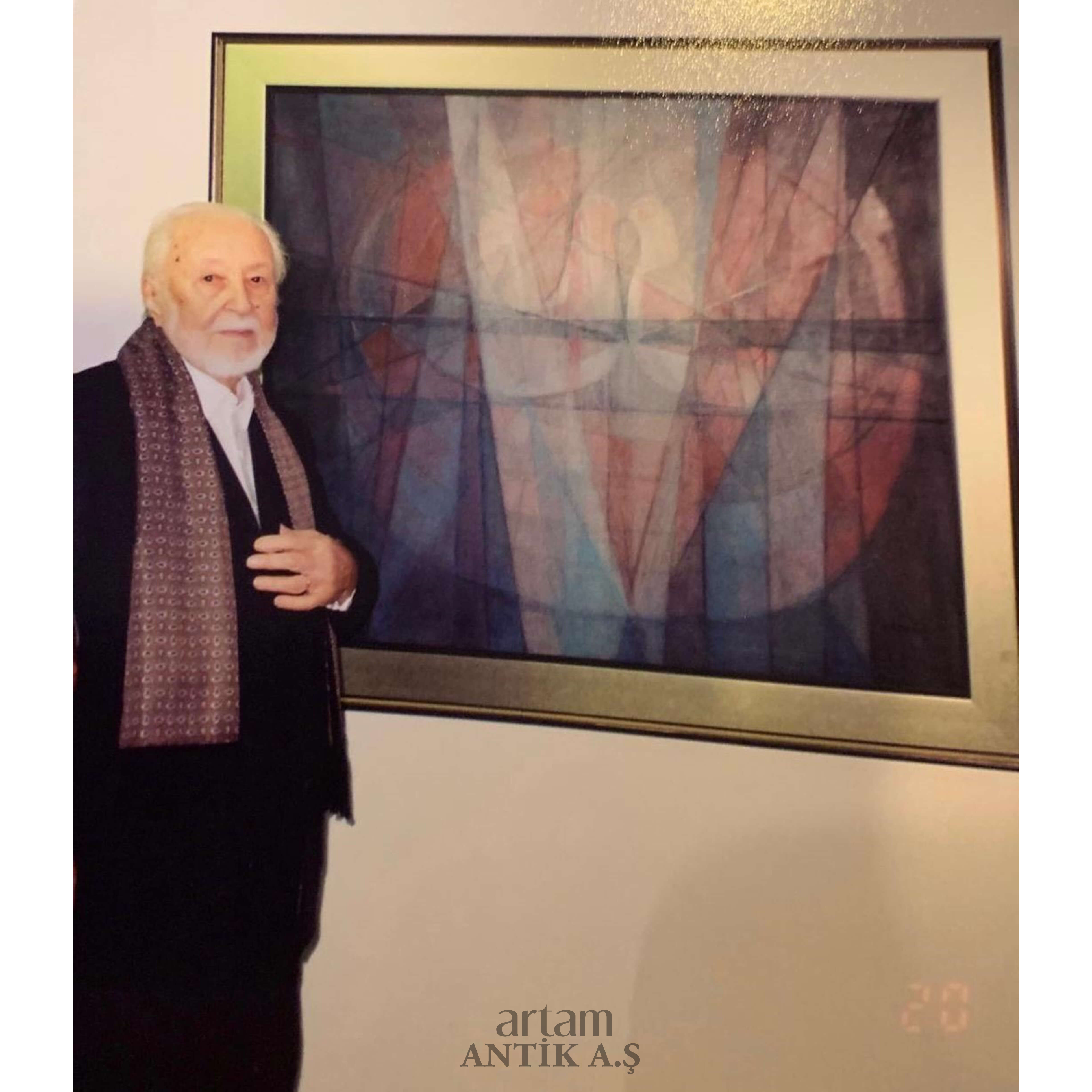 Ferruh Başağa (1914-2010) "Güvercinler" - Artam Antik A.Ş. Müzayede