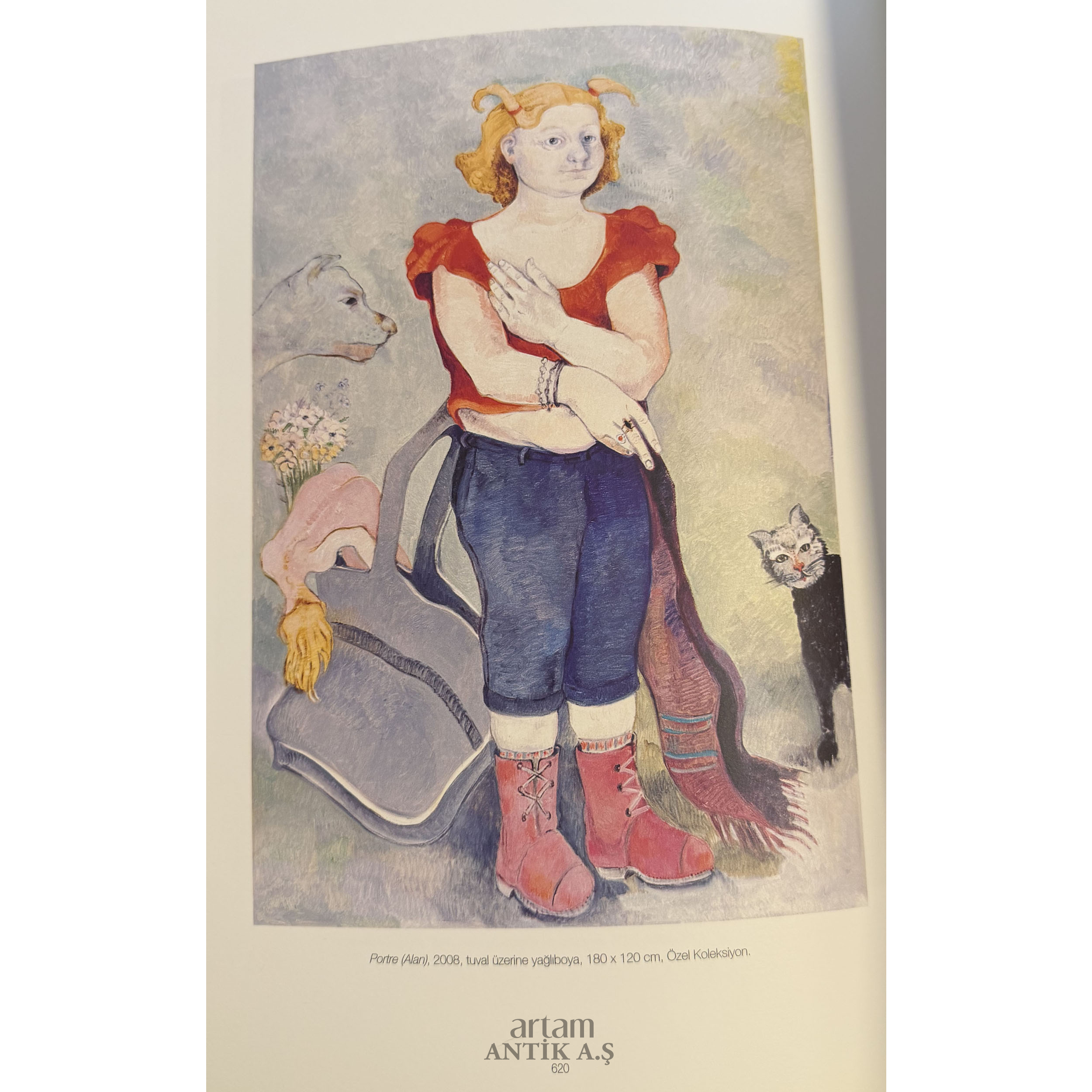 Neş'e Erdok (1940) "Alan'ın Portresi" - Artam Antik A.Ş. Müzayede